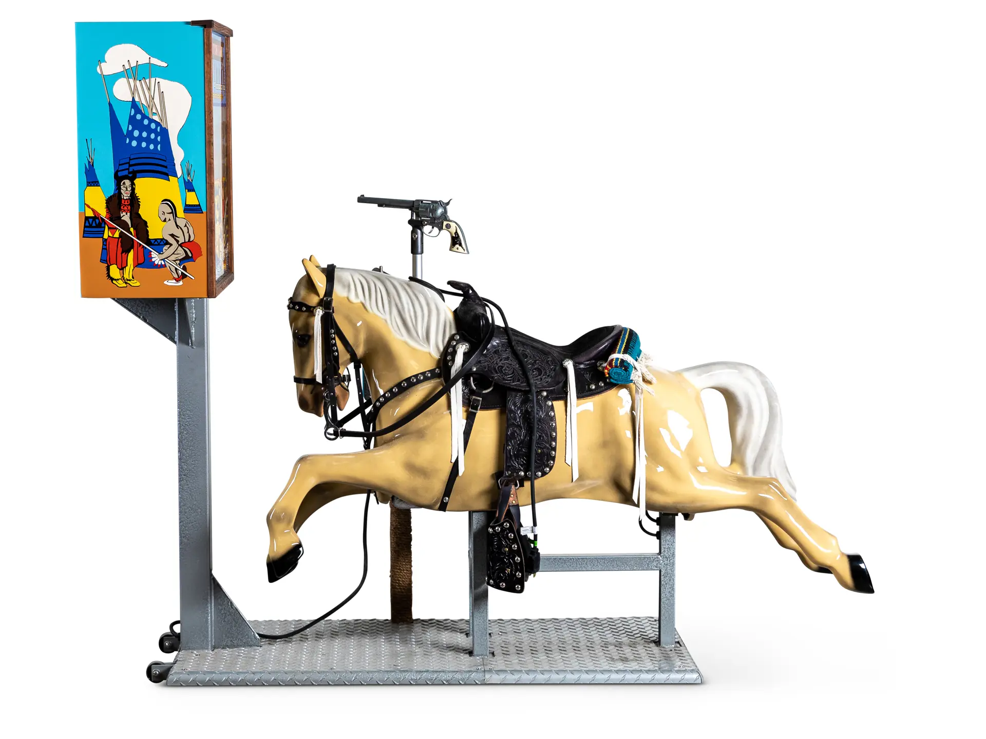 Indian Scout Coin-Operated Kiddie Ride and Arcade Game by All Tech ...