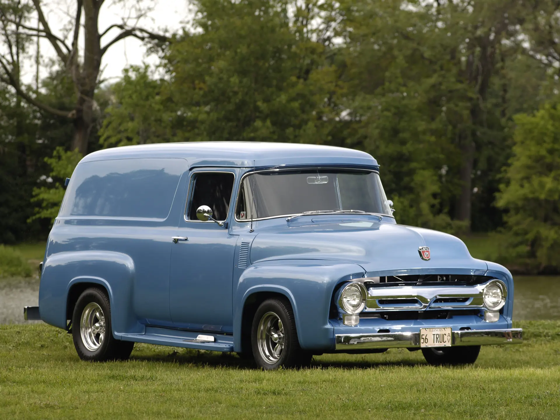 1956 Ford F-100 Panel Truck | Jerry Capizzi's Cappy Collection | RM ...