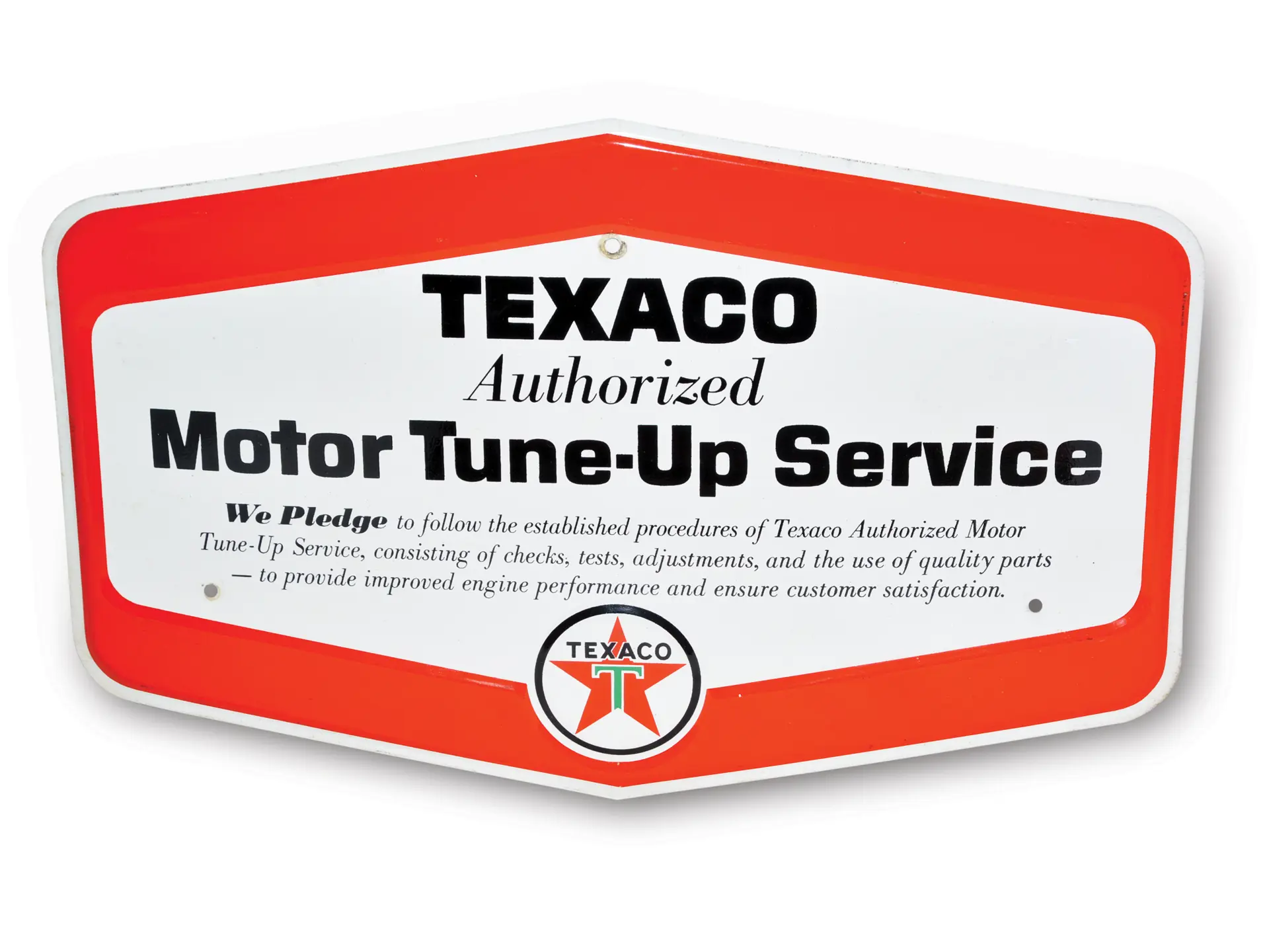 Texaco Authorized Motor Tune-up Service Sign | Auburn Spring 2019 | RM ...