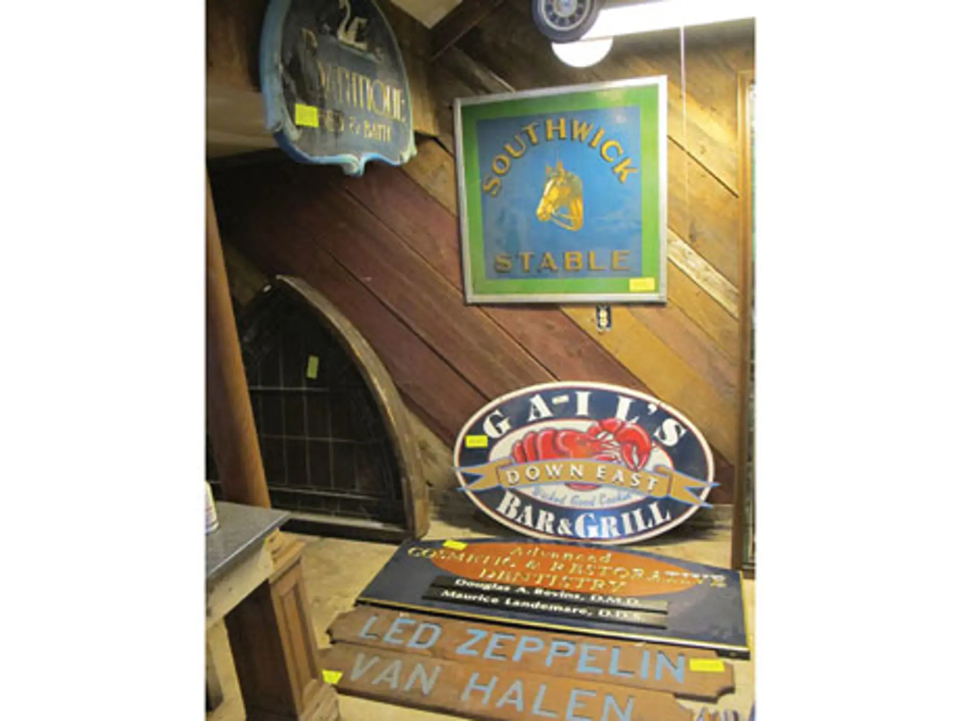 Four Private Business Signs and Homemade Rock Band Signs | The Bennett ...