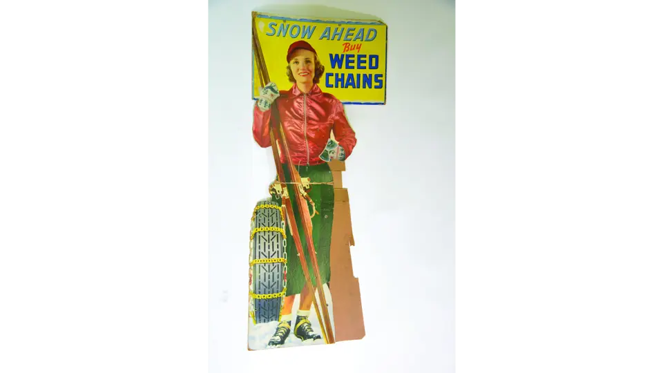 A cardboard ‘Weed Chains,’ advertising piece. | Auburn Fall 2016 | RM ...