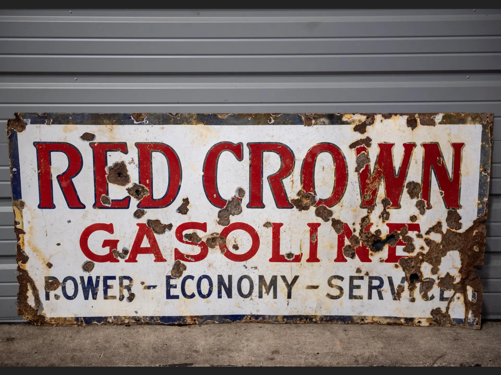 Red Crown Gasoline Sign | Auburn Fall 2021 | RM Sotheby's