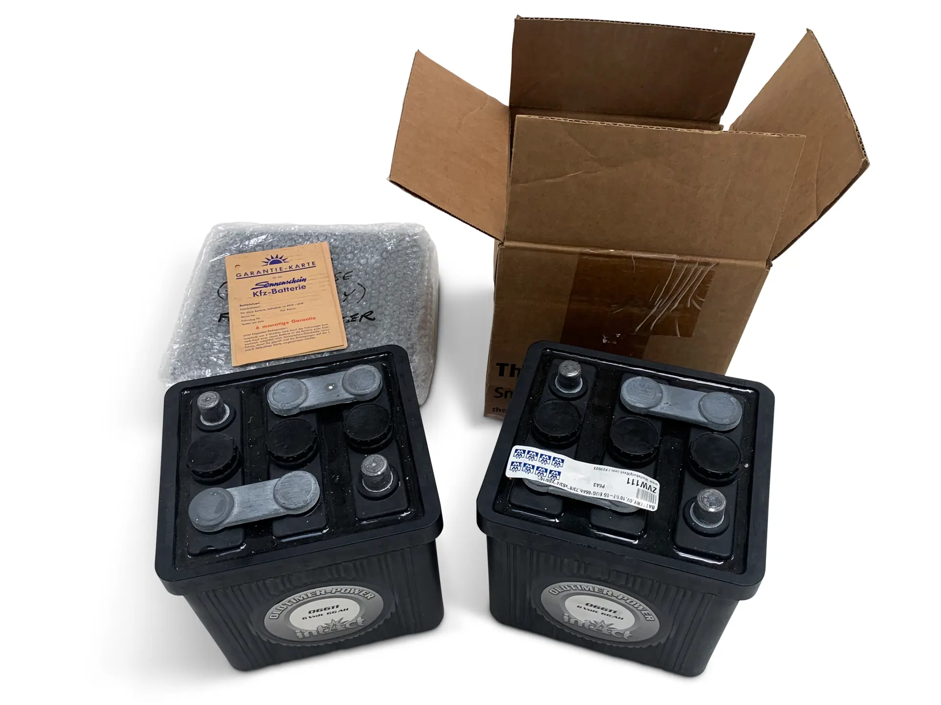 Reproduction 6 Volt Automotive Batteries with Accessories | The White ...