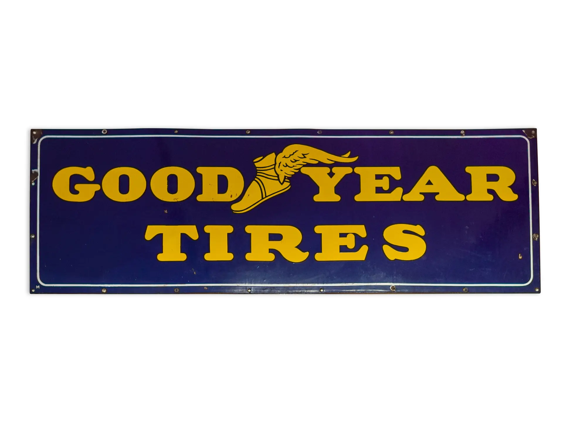 Goodyear Tires Porcelain Sign | Gene Ponder Collection | RM Sotheby's
