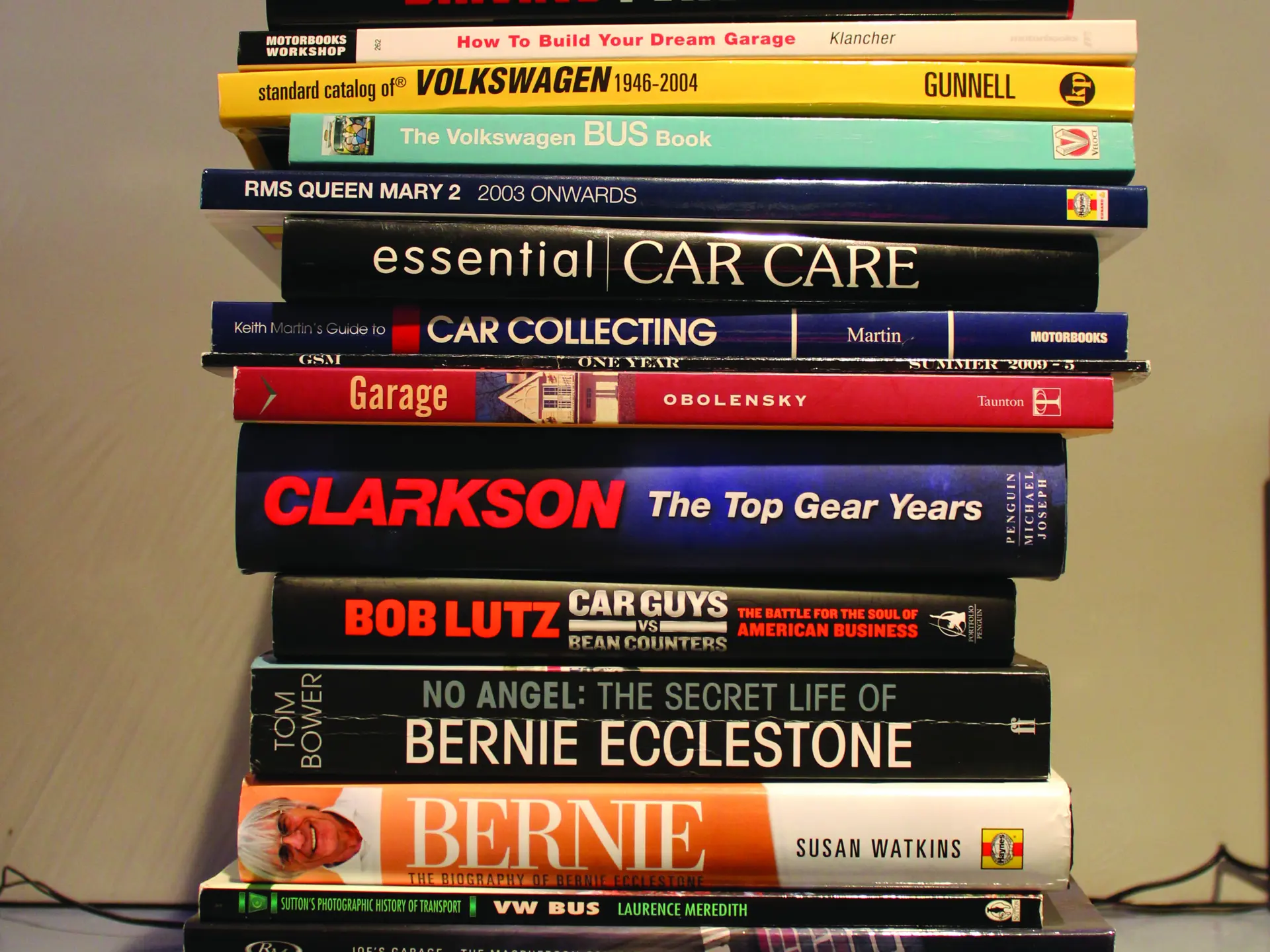 A group of general reference car books and car novels. | Fort ...