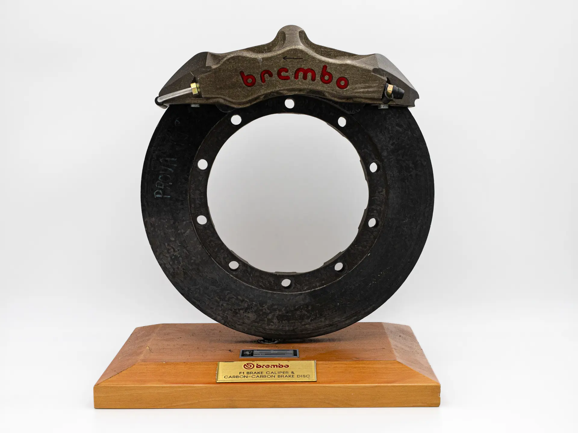 Brembo Formula 1 Brake Calliper and Carbon Brake Disk Desk Display ...