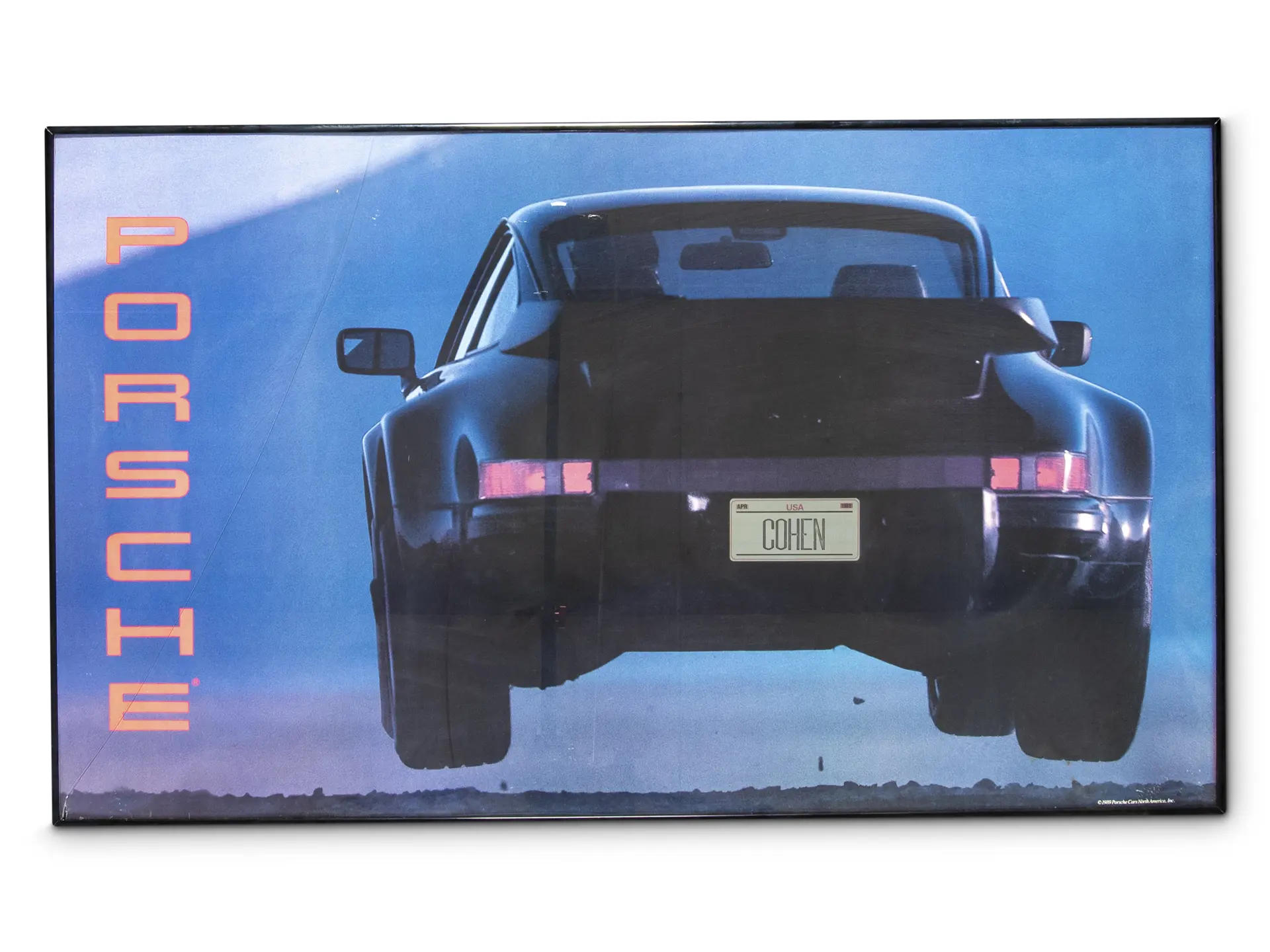 Porsche Framed Poster (Frame Damged) | The Cohen Collection | RM Sotheby's