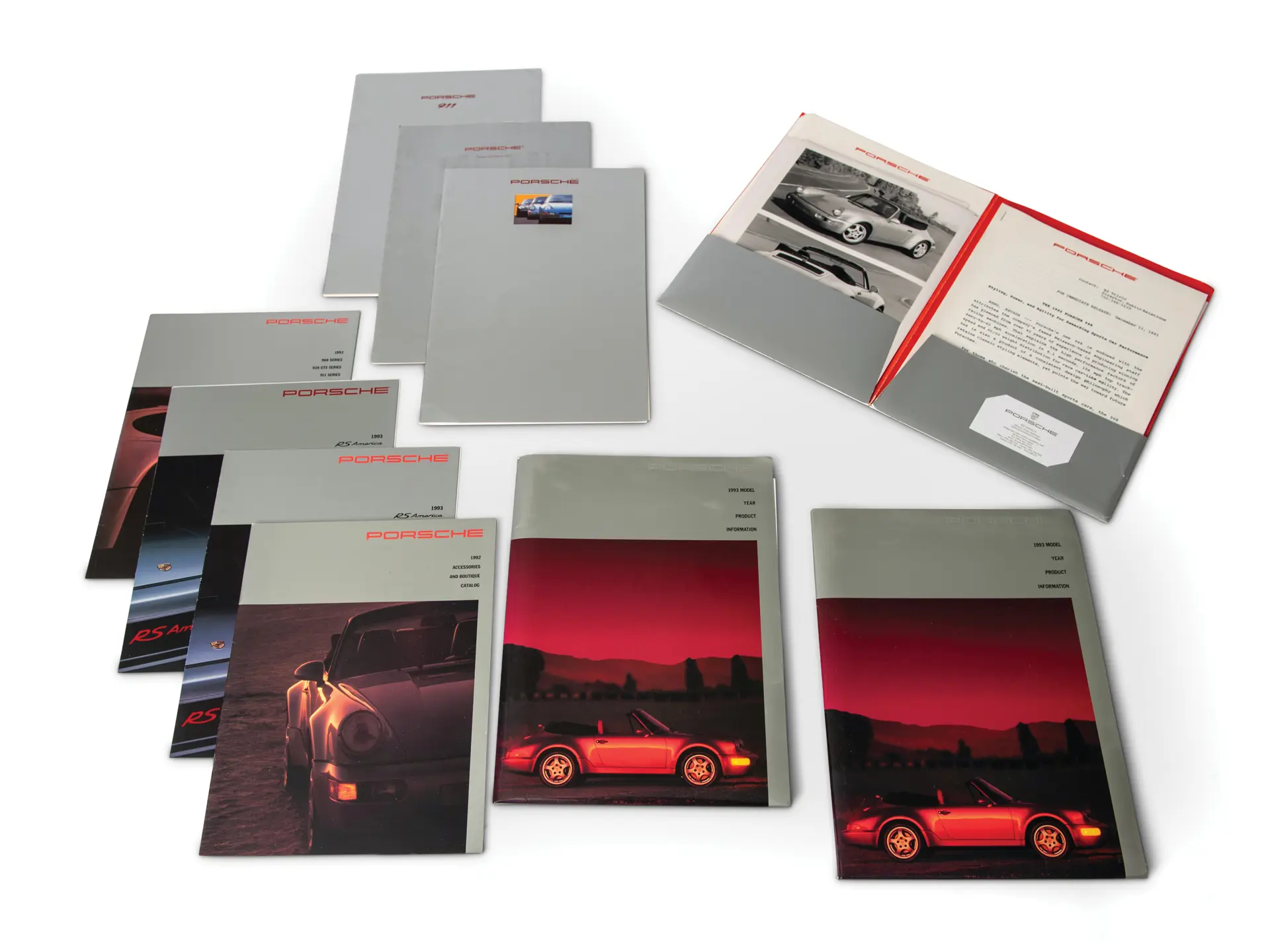 Porsche Brochures, 1992-1993 | The Taj Ma Garaj Collection | RM Sotheby's