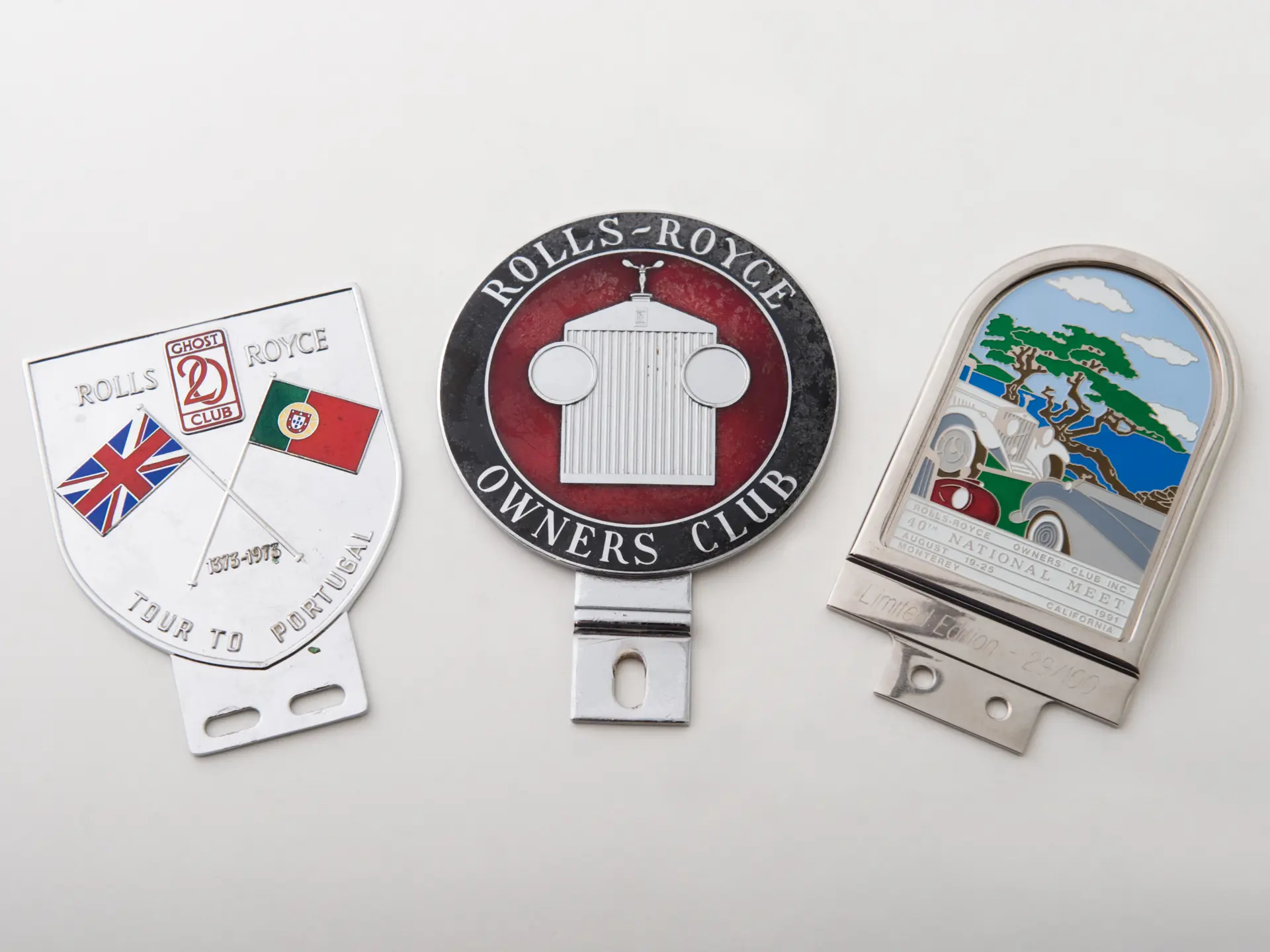 Group Lot of Rolls-Royce Automotive Badges | Vintage Motor Cars of ...