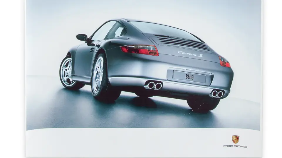 Three Porsche 911 Carrera S Advertising Posters | The White Collection ...