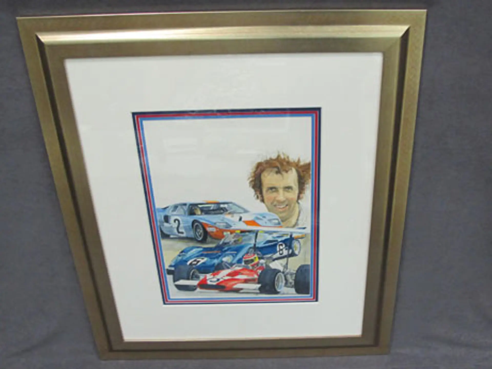 Chuck Queener - Racing 19x13 Watercolor | Auburn Spring 2012 | RM Sotheby's