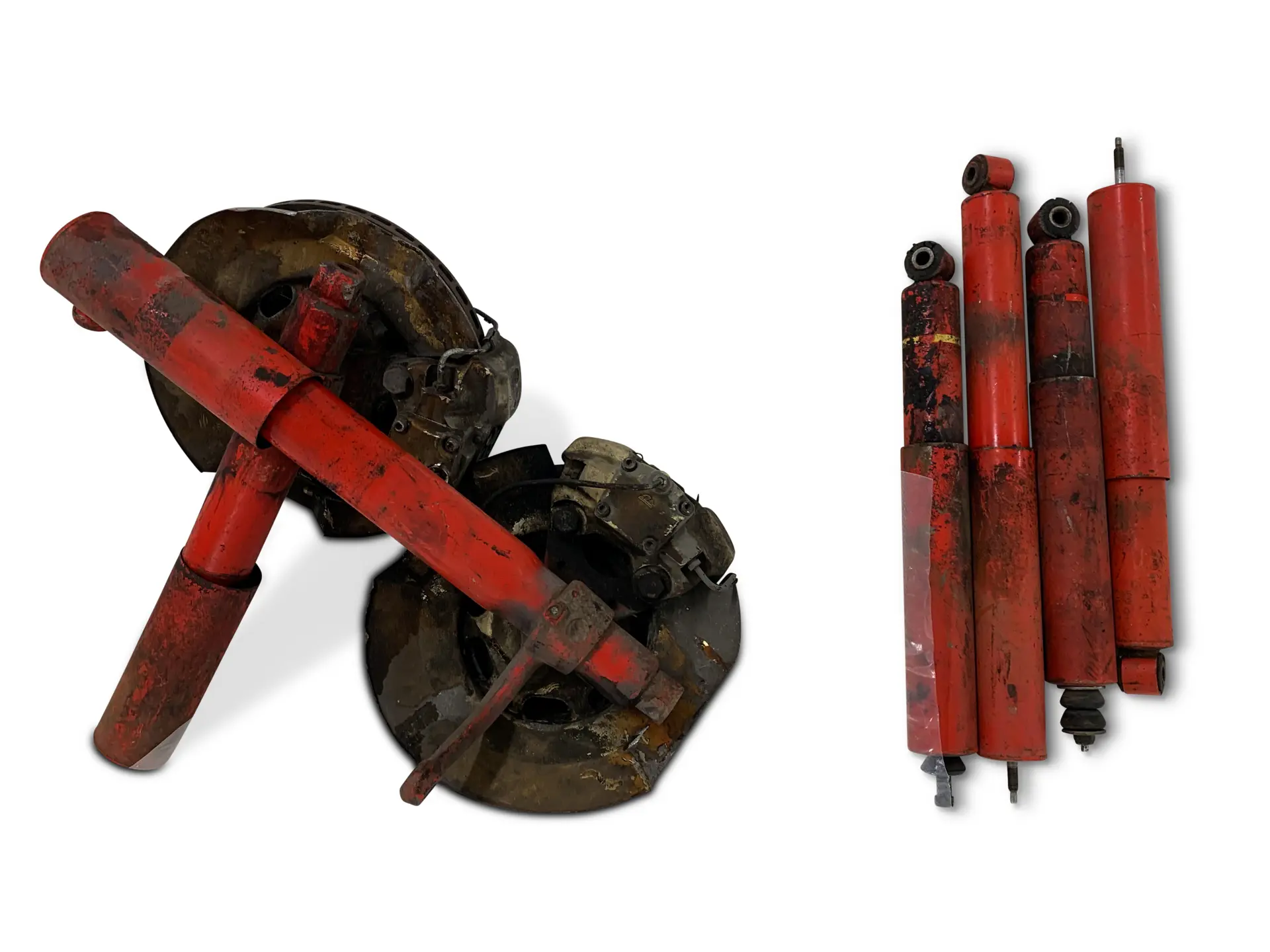 Two Porsche 911 Strut/Brake Assemblies with Four Koni Shocks | The ...