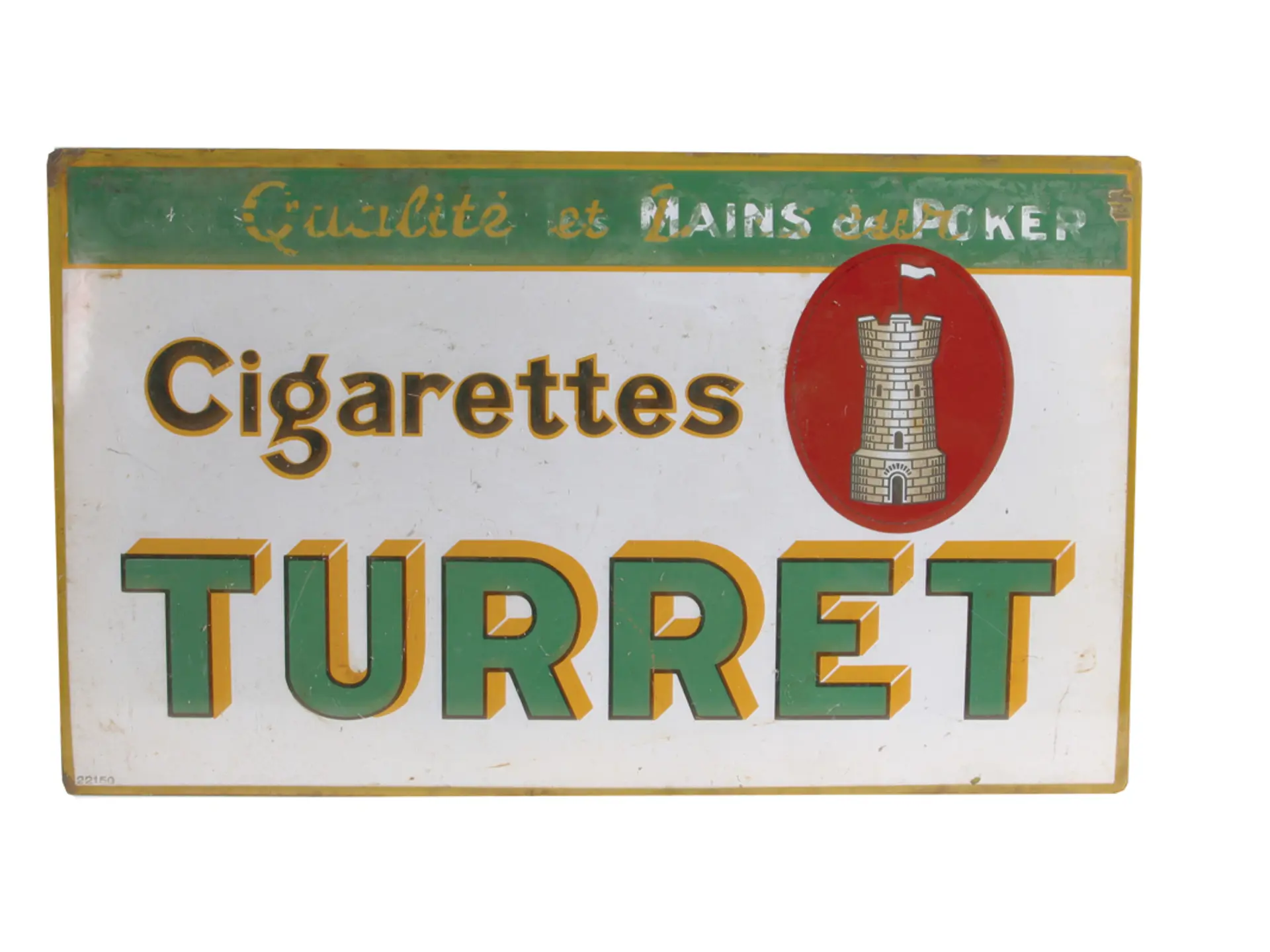 TURRET CIGARETTES SIGN | Private Collection of Tom & Marlene Stackhouse ...