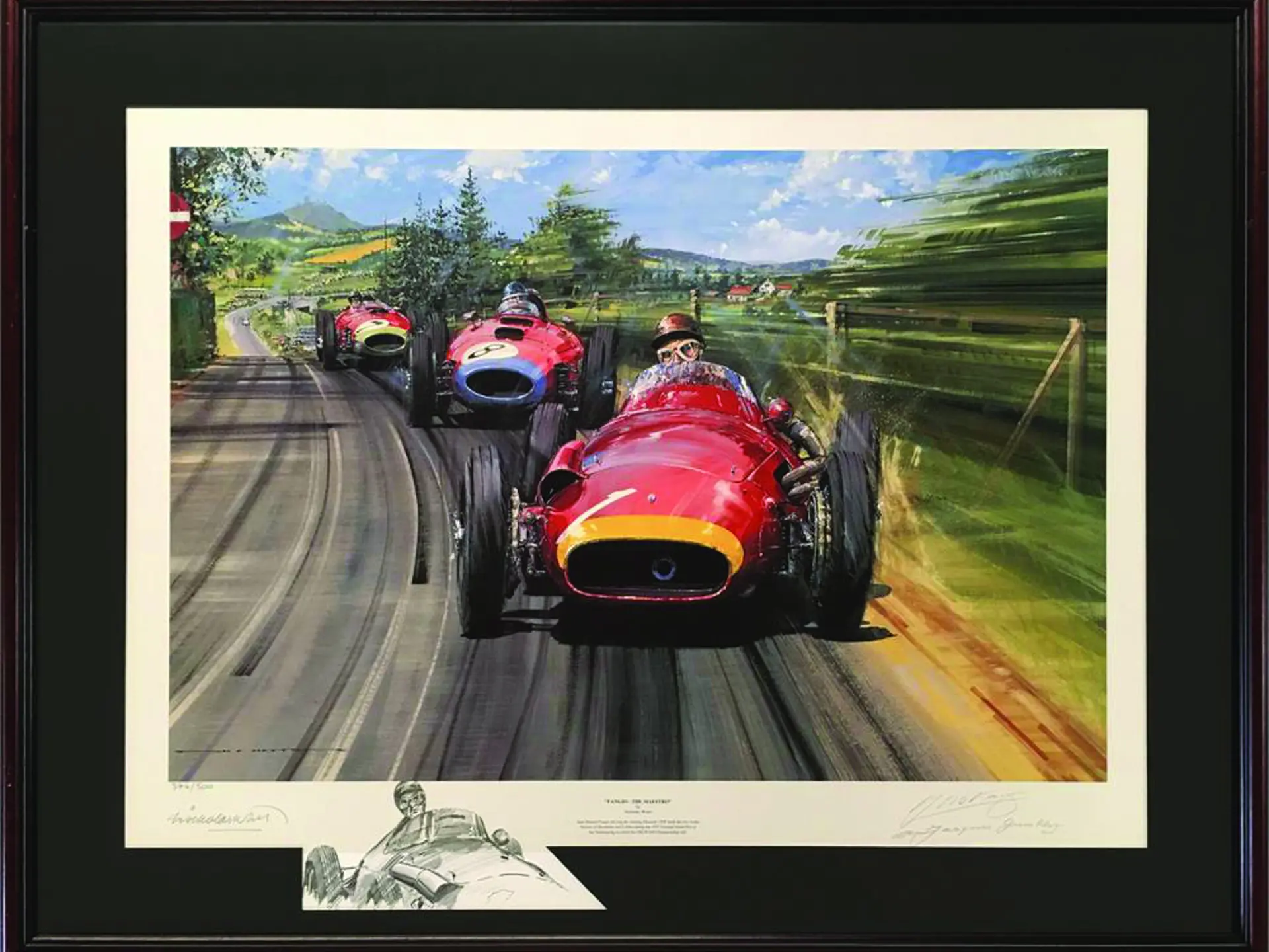 Fangio the Maestro Print by Nicholas Watts | Santa Monica 2017 | RM ...