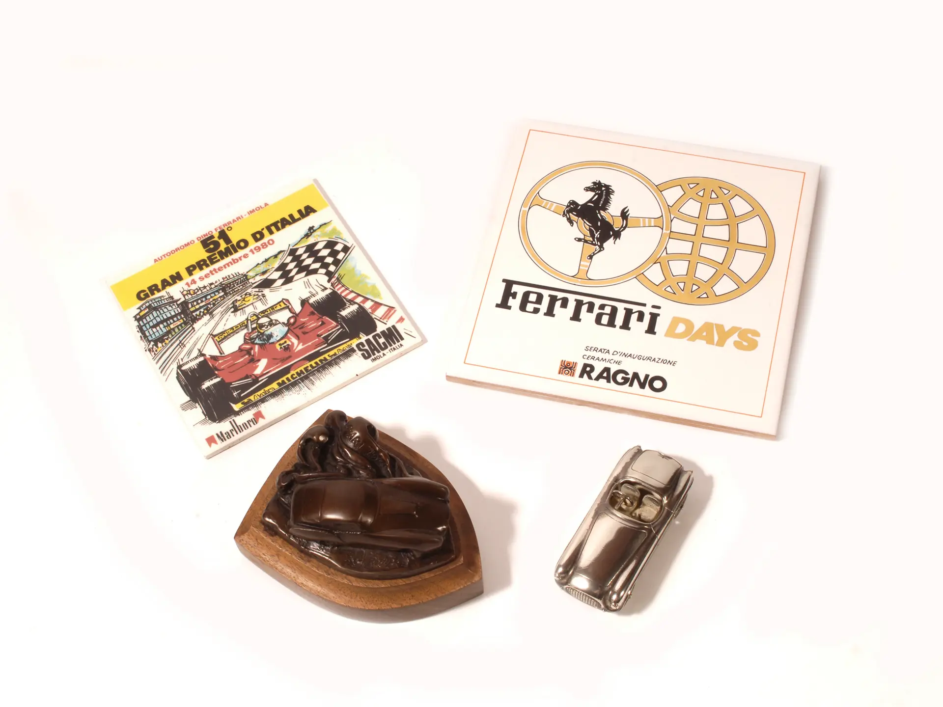 FRAMED FERRARI BADGES AND MEMORABILIA | The Ponder Collection | RM ...