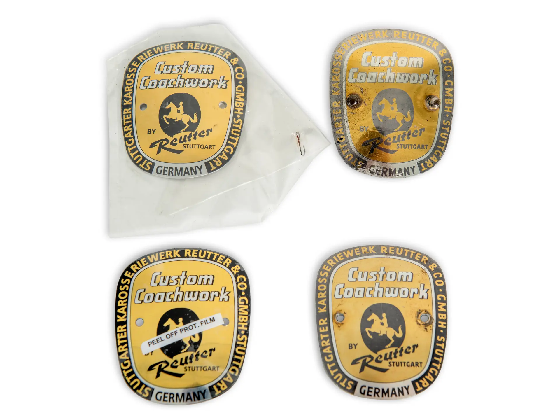 Karosserie Reutter Badges | The White Collection | RM Sotheby's