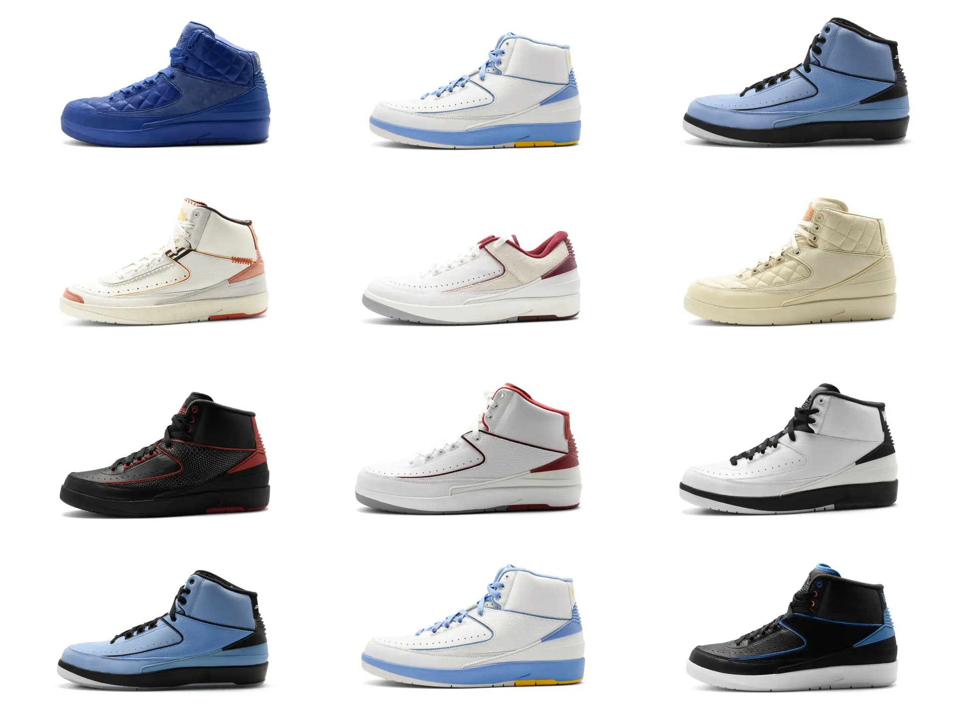 Set of 12 | Nike Air Jordan 2 Sneakers | Dare to Dream | The Ultimate ...