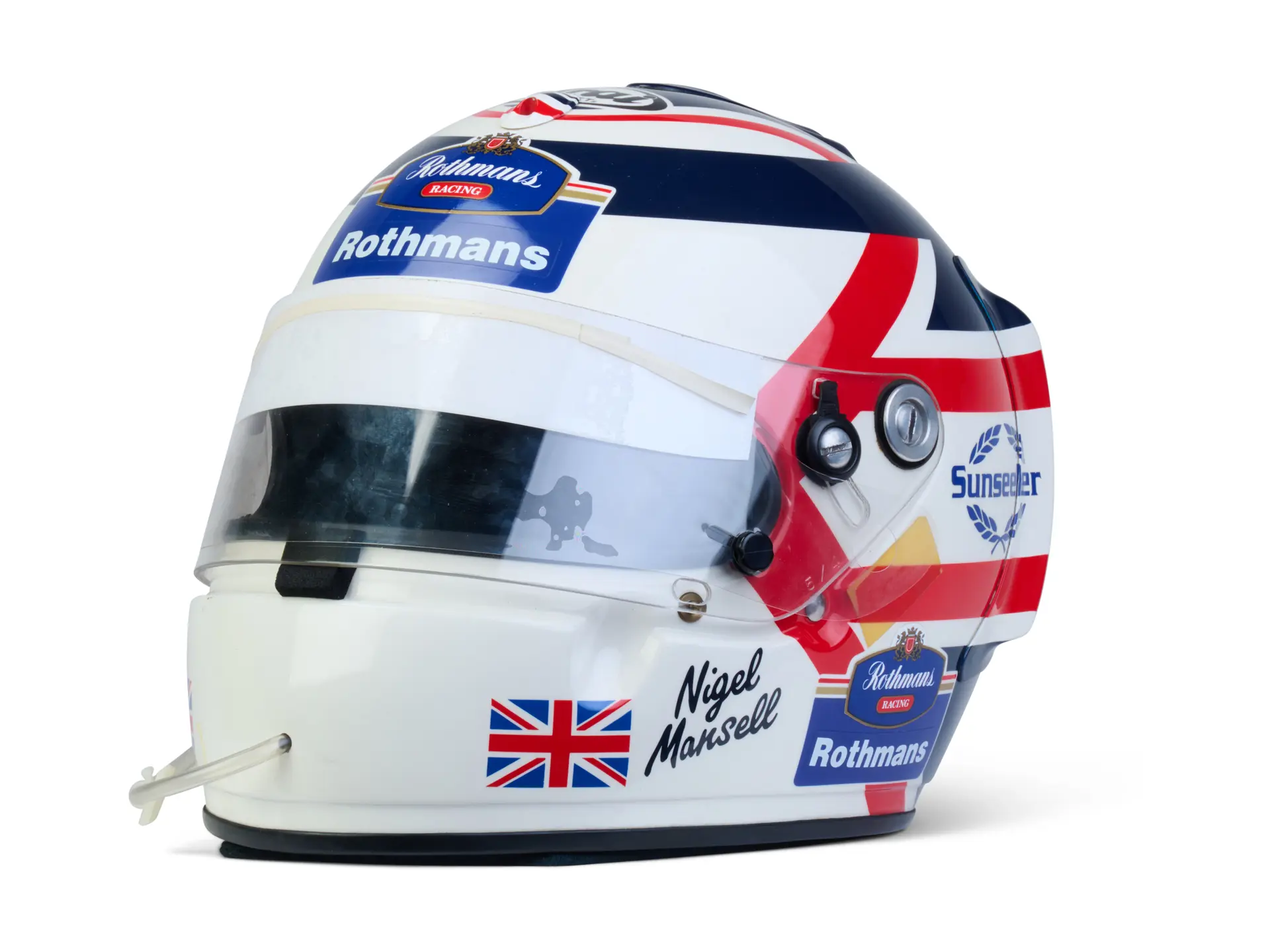 1994 Rothmans Williams Arai Formula 1 Helmet | Nigel Mansell’s Legacy ...