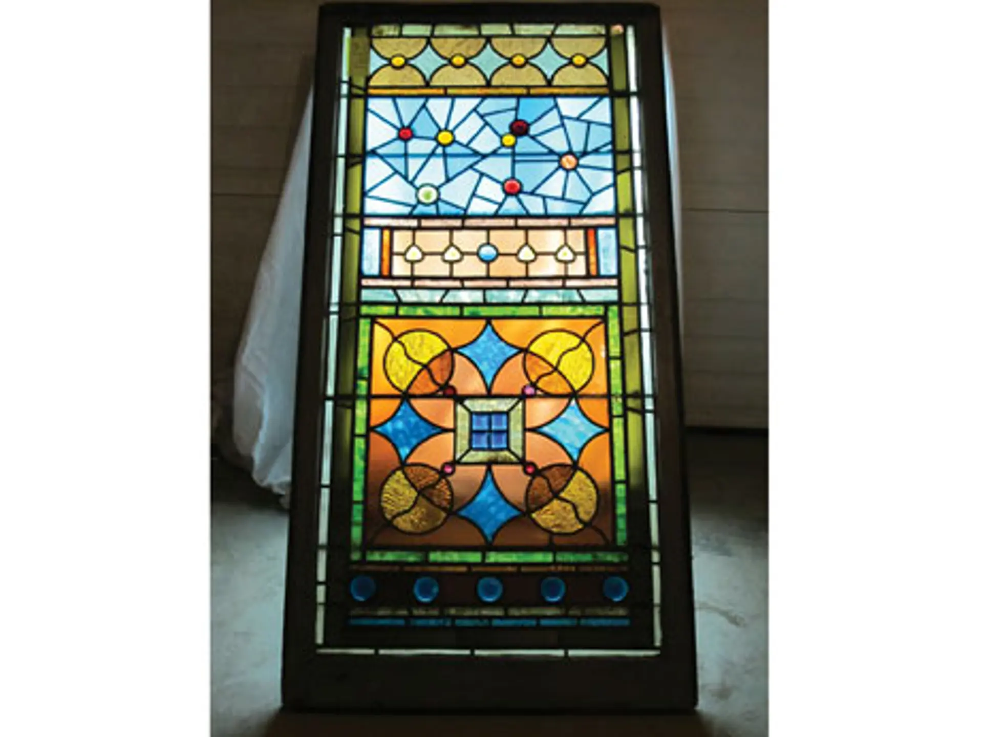 Large Single Piece of Stained-Glass | The Bennett Collection | RM Sotheby's