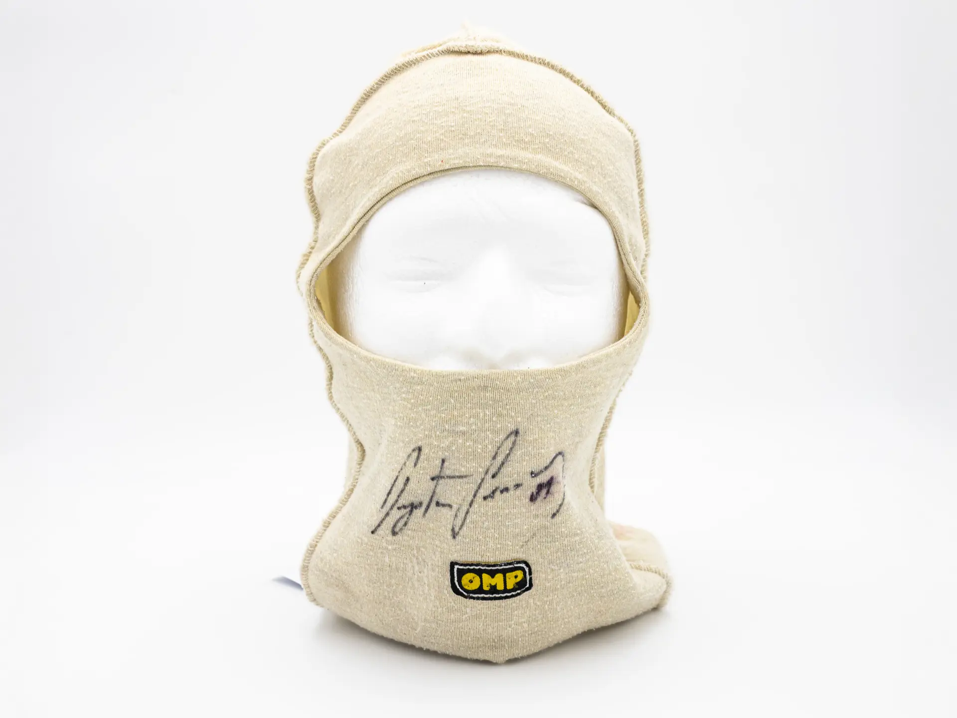 1991 Ayrton Senna McLaren Honda Formula 1 OMP Signed Balaclava | The ...