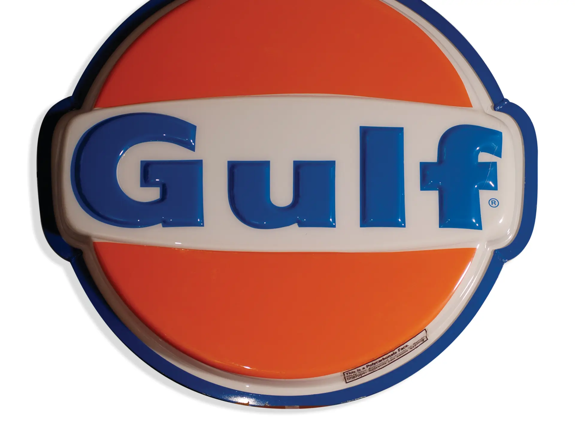ILLUMINATED GULF SIGN | The Ponder Collection | RM Sotheby's