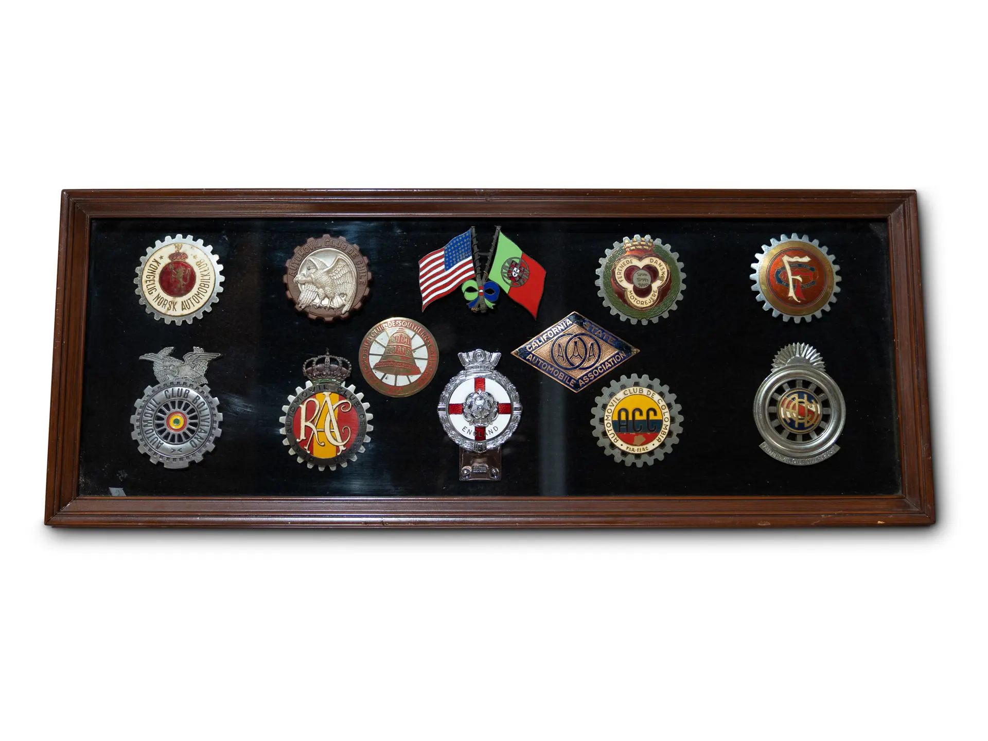 Assortment of Framed Club Badges | THE MITOSINKA COLLECTION | RM Sotheby's