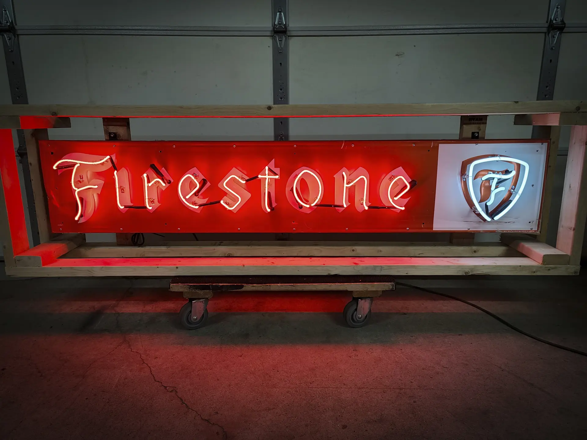 Firestone Neon Tin Sign | Auburn Fall 2020 | RM Sotheby's