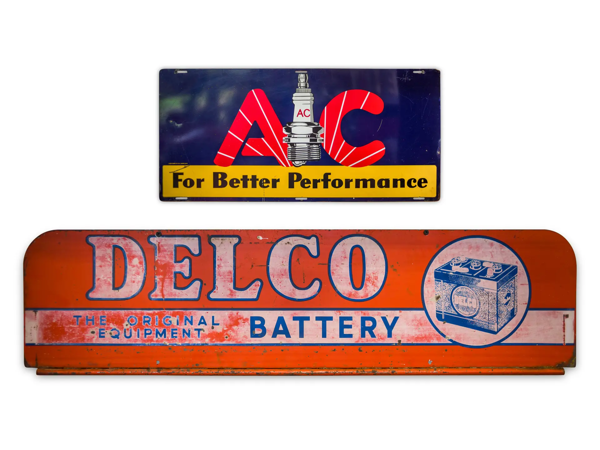 Delco and AC Signs | Gene Ponder Collection | RM Sotheby's