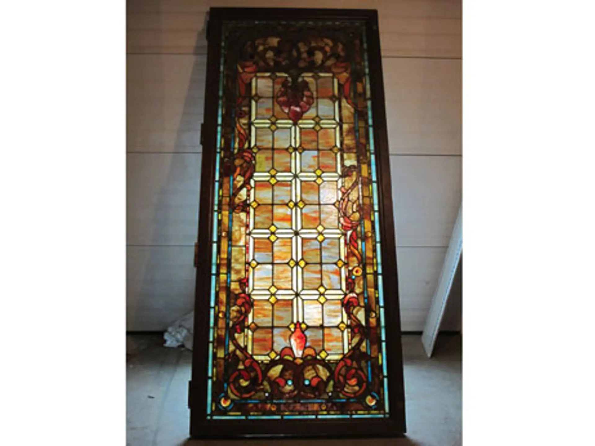 Pair of Very Large Stained-Glass Doors | The Bennett Collection | RM ...