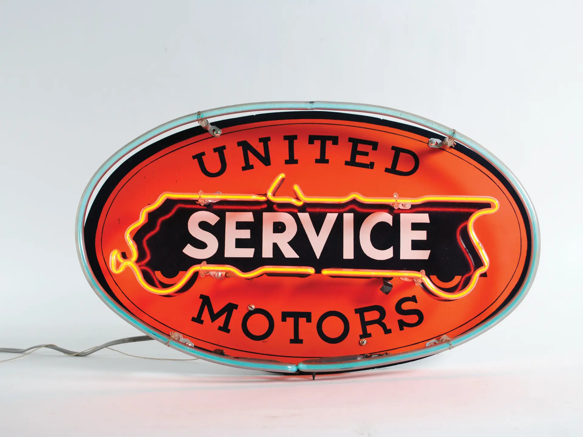 A modern United Service Motors neon sign, 24.5" x 14" | Auburn Spring ...