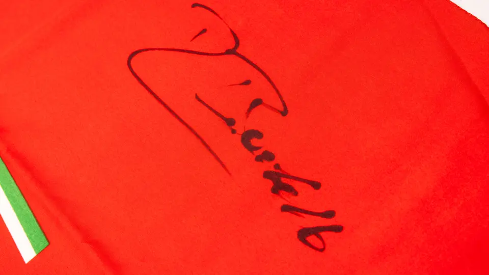 Signed Scuderia Ferrari Signed Flag | The Schumacher and F1 Legends ...