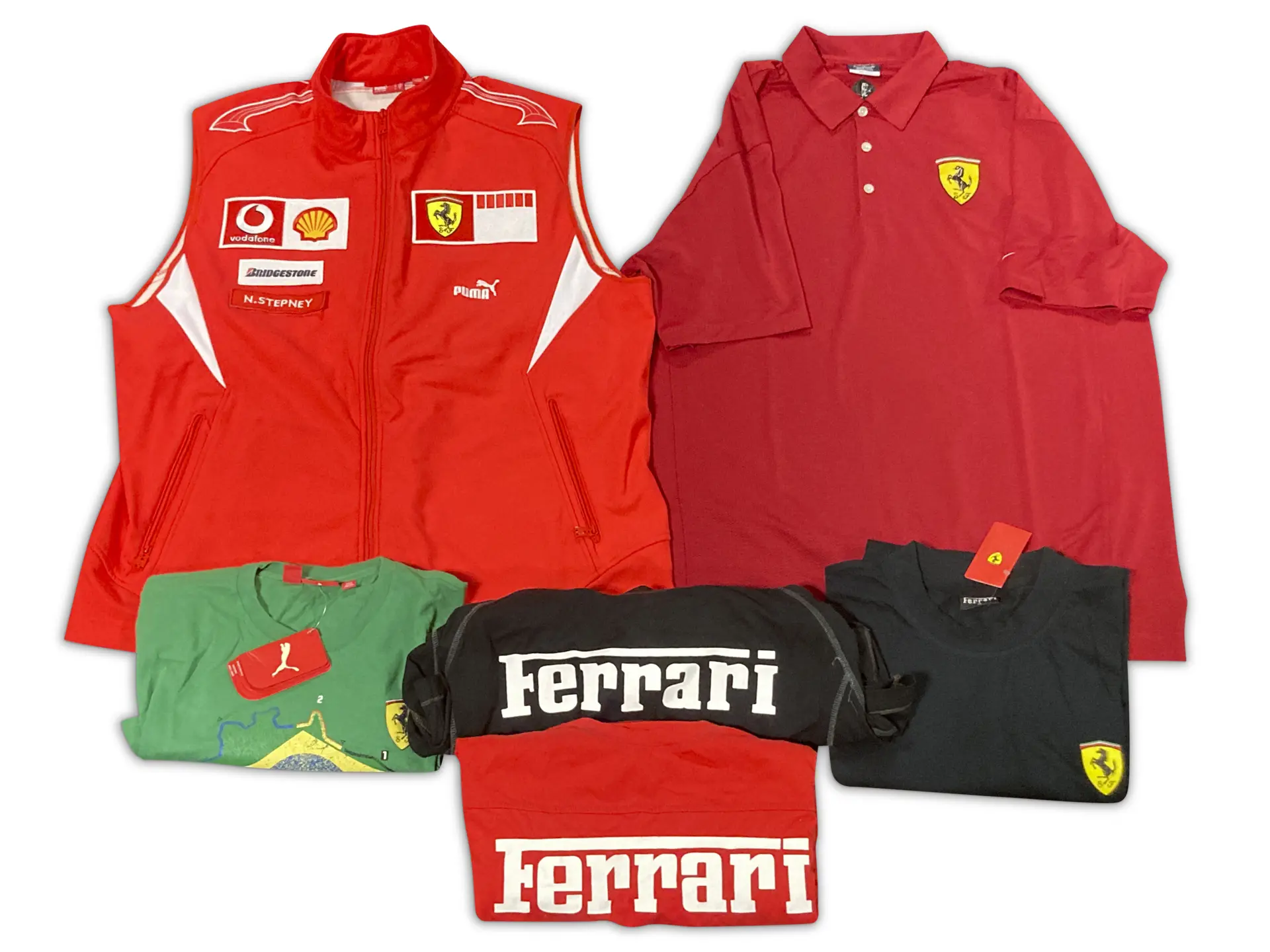 Scuderia Ferrari FILA Official Team Member Vest with Licensed Scuderia ...