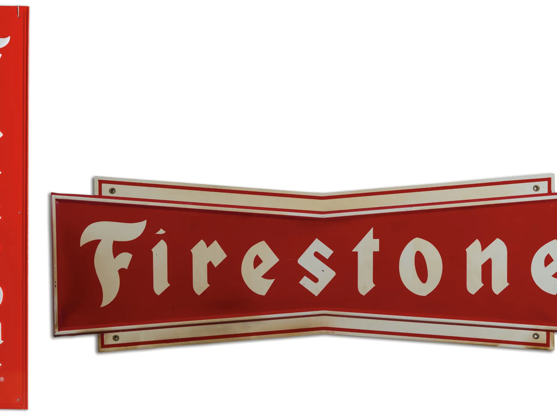 Two Firestone Signs | The Dingman Collection 2012 | RM Sotheby's
