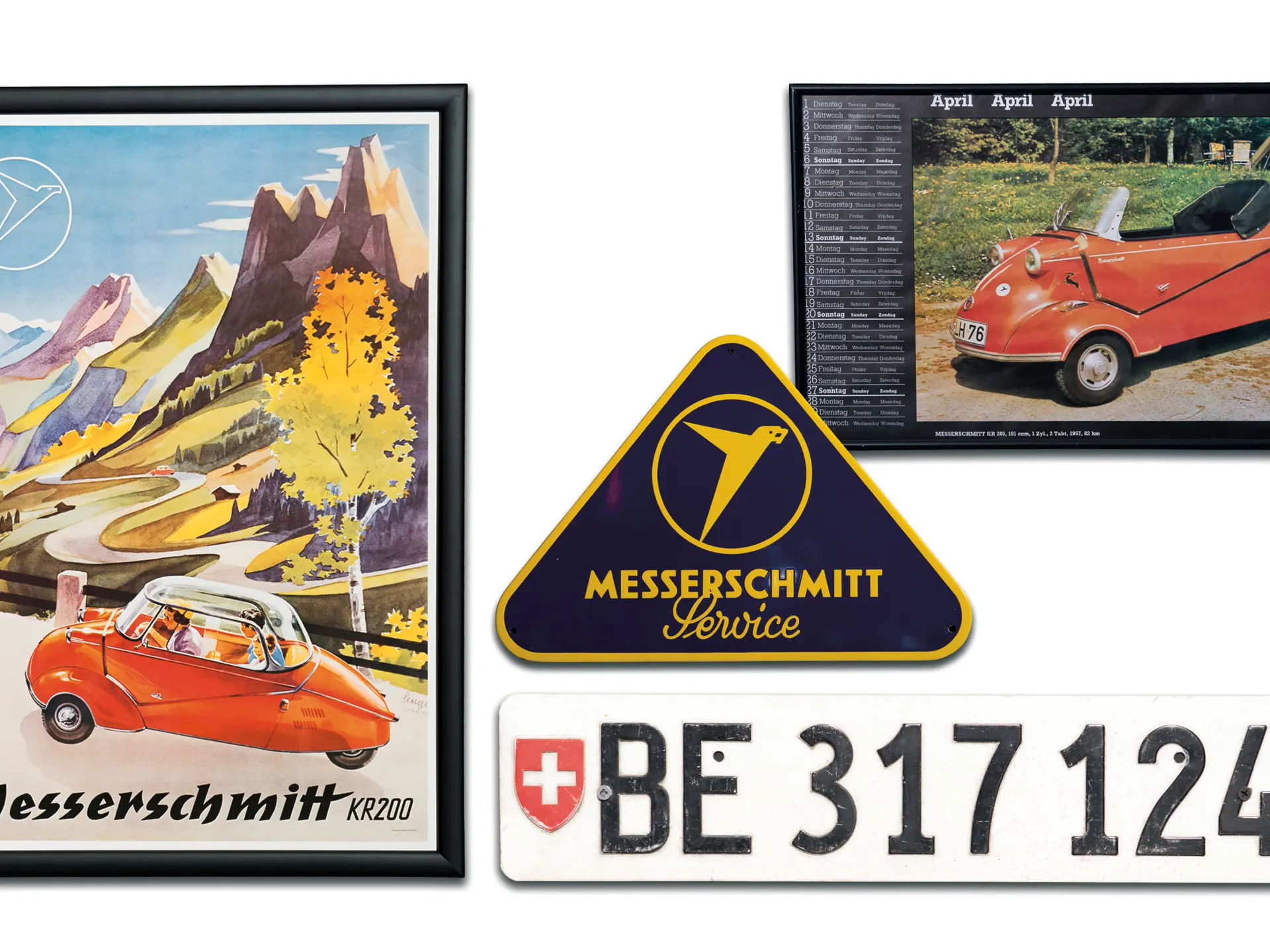 Messerschmitt Ads, Signs, License Plates, and Calendars | The Bruce ...