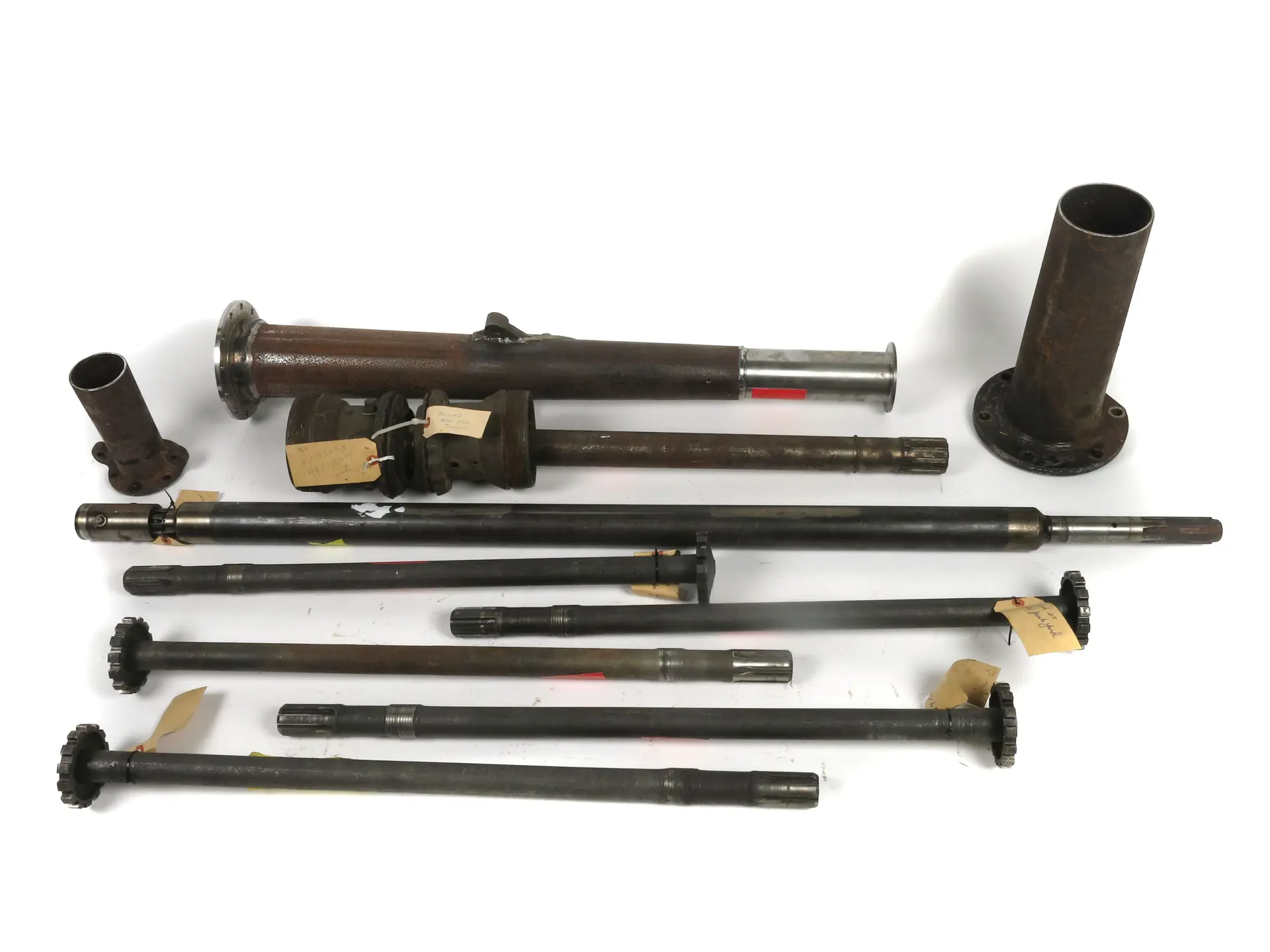 Group of 29 Cadillac Axles, Driveshaft, Torque Tube Parts, and Hub ...