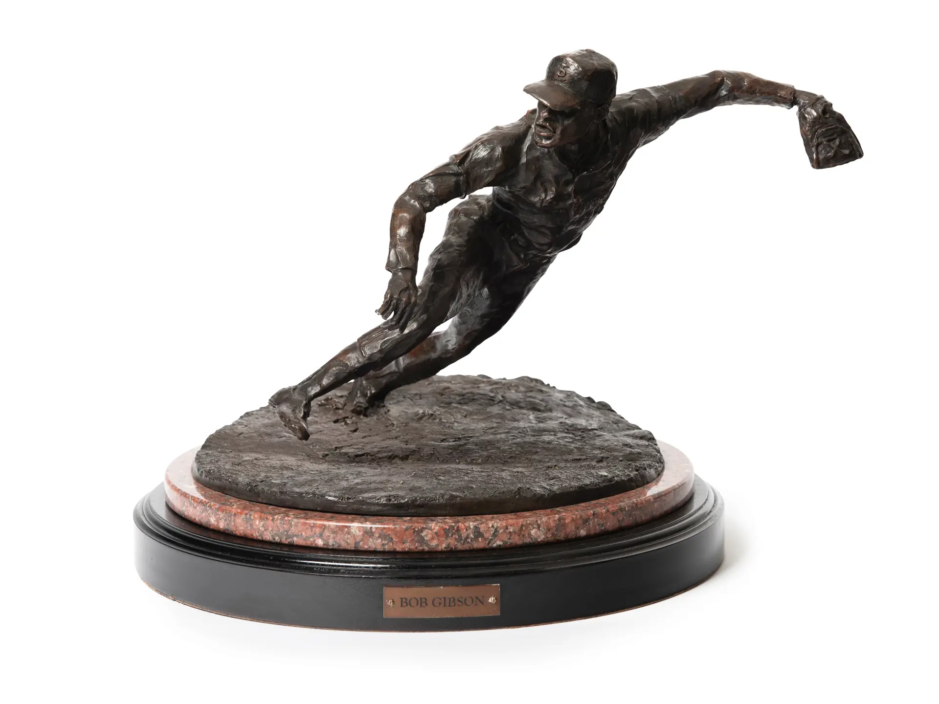 Bob Gibson Bronze Sculpture by H. Weber, 1997 | The Guyton Collection ...