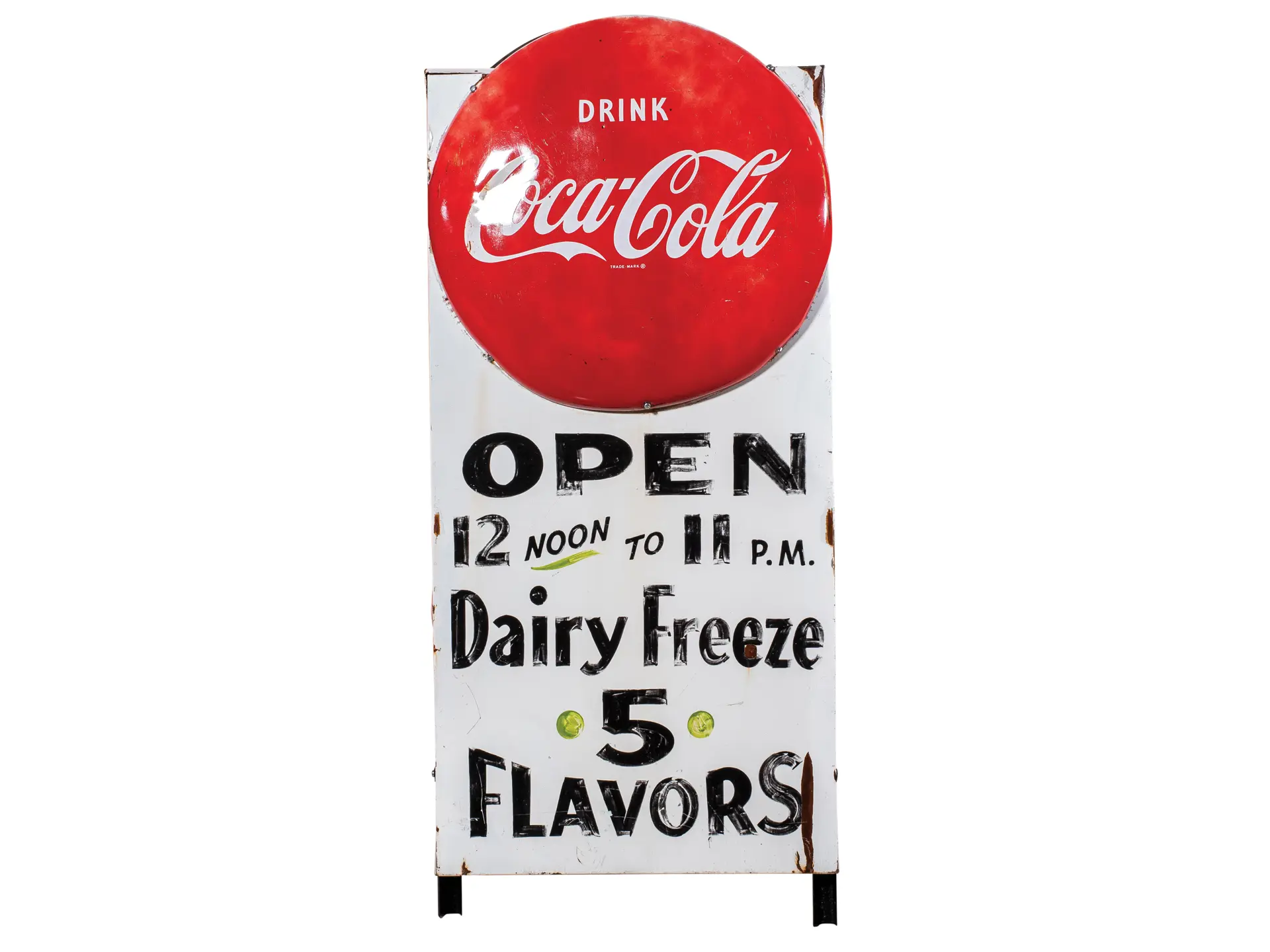 Coca-Cola Double-Sided A-Frame Sign | The Dingman Collection | RM Sotheby's