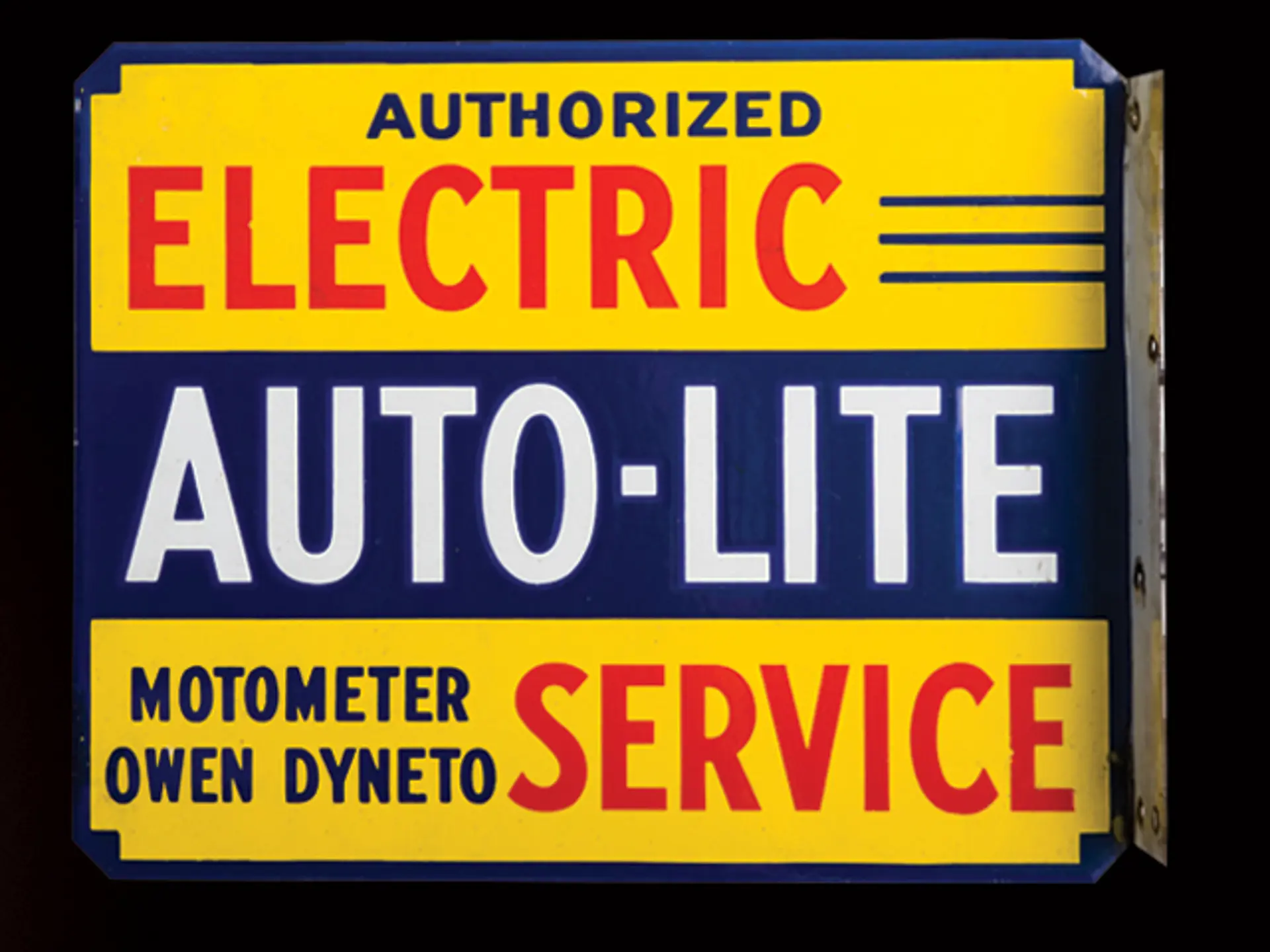 Auto-Lite Authorized Electric Service Sign | Vintage Motor Cars of ...