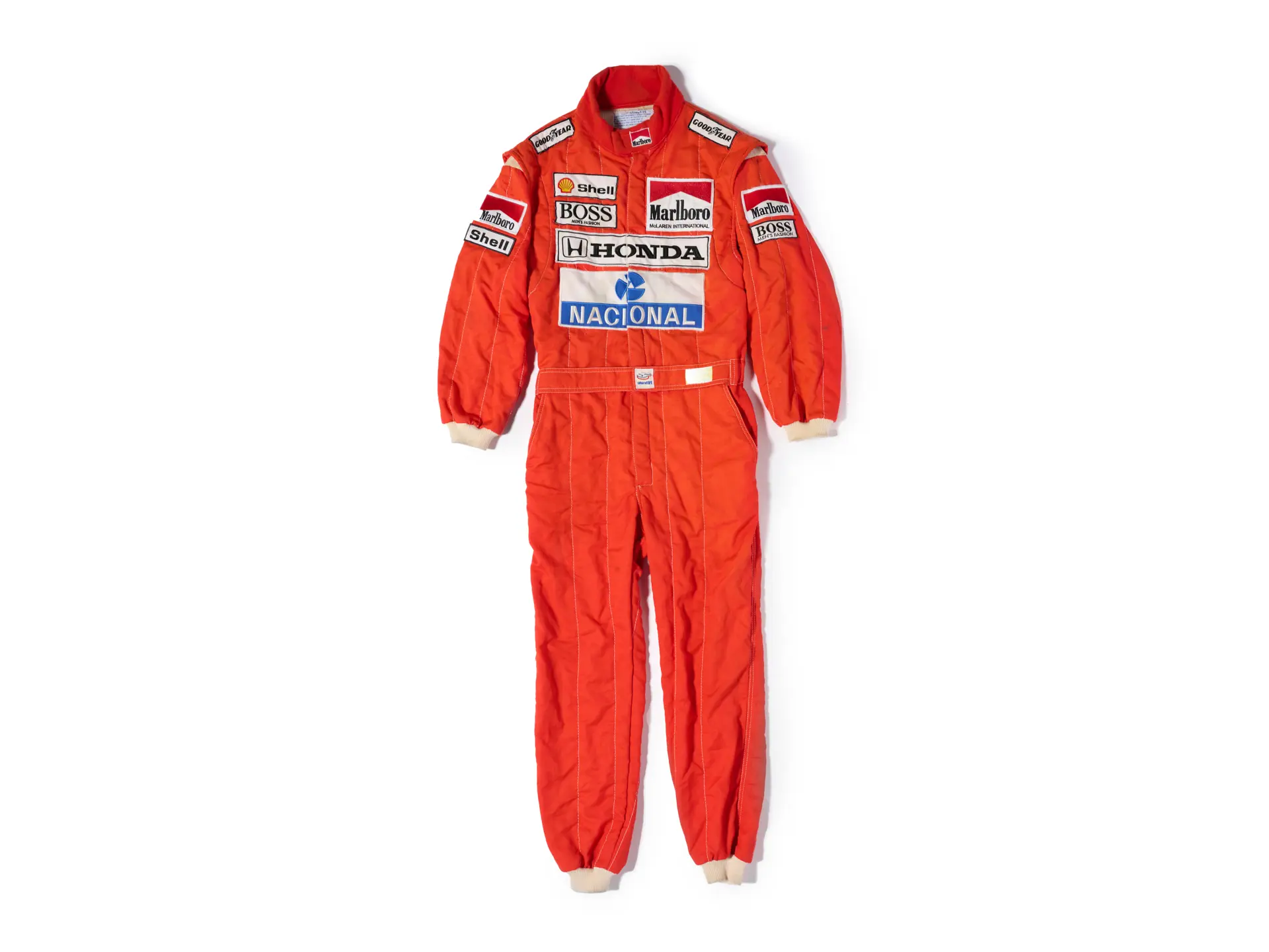 1988 Ayrton Senna McLaren Formula 1 Stand 21 Racing Suit | Paris 2025 ...