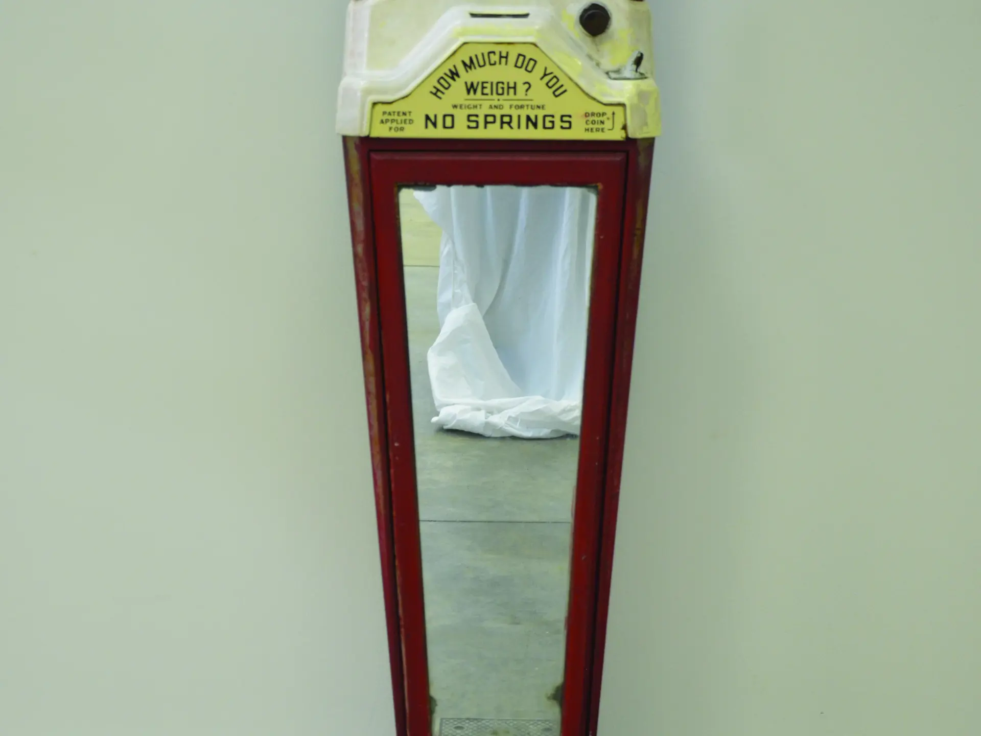 A Watling 200 “how much do you weigh” scale with fortune teller ...