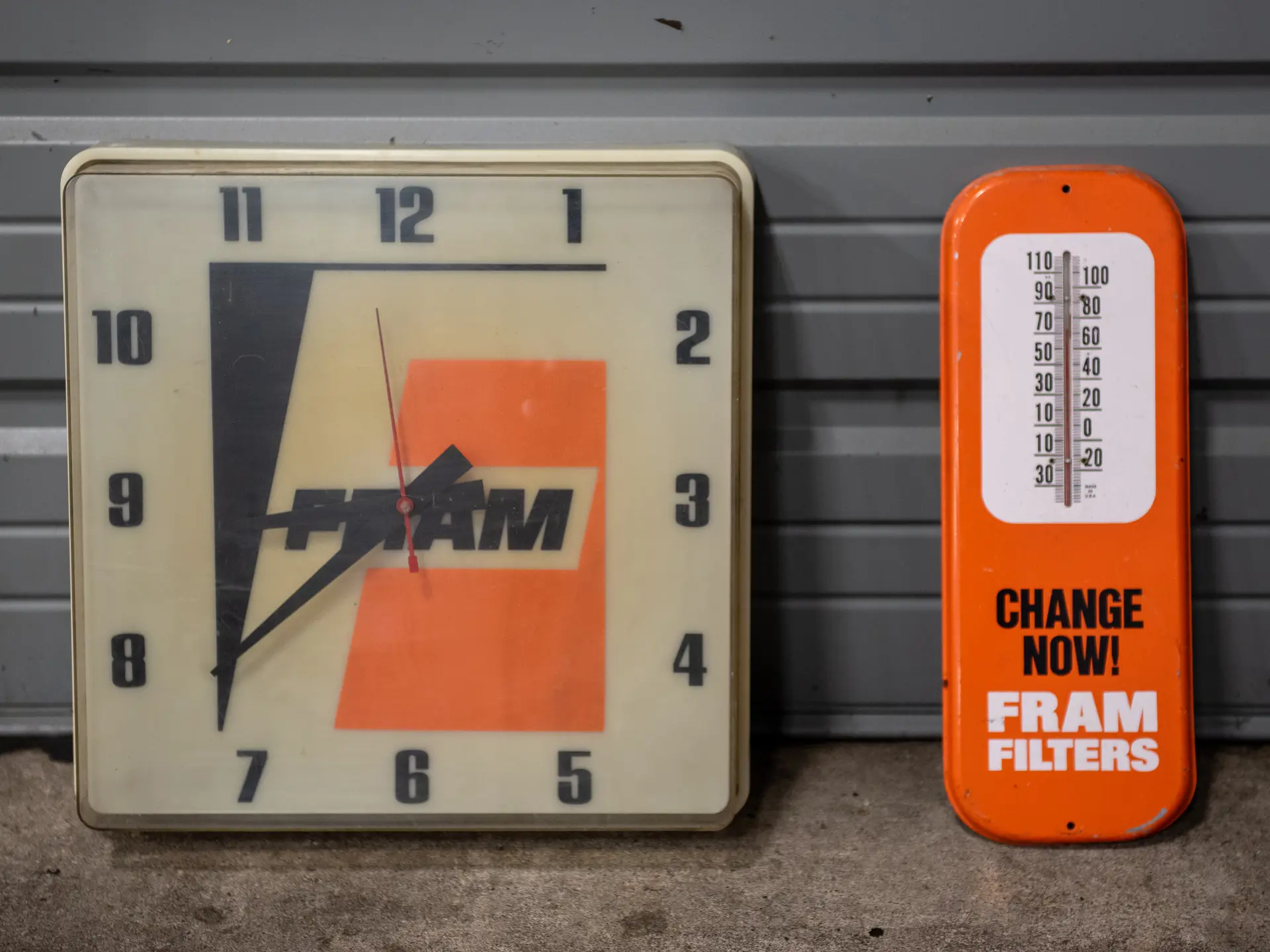 Fram Clock and Thermometer | Auburn Fall 2021 | RM Sotheby's