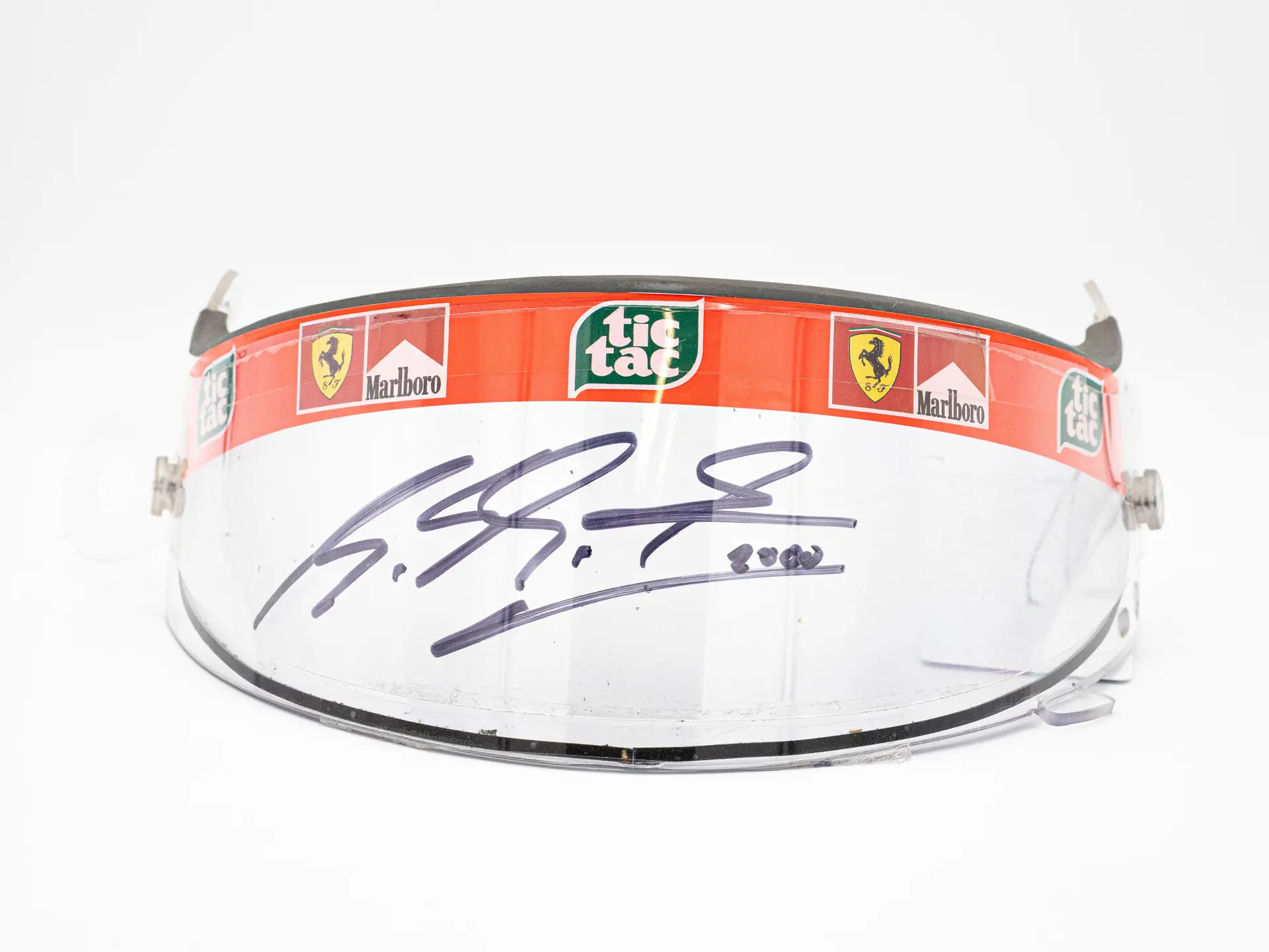 2000 Michael Schumacher Scuderia Ferrari Formula 1 Signed Visor | The Champions – Schumacher and ...