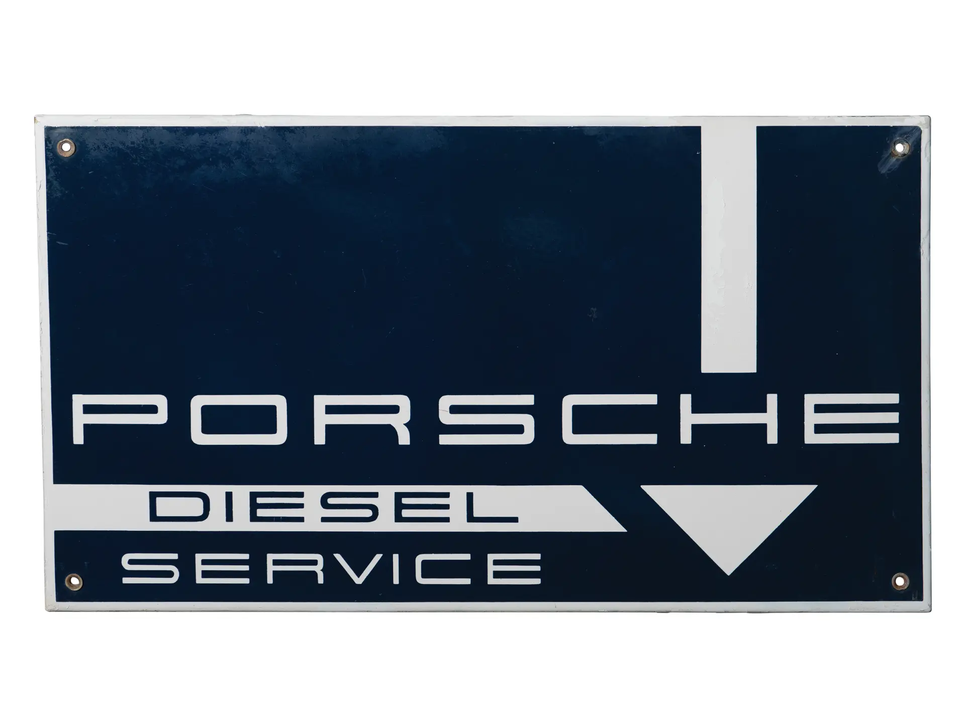 Porsche Diesel Service Sign | The Dingman Collection | RM Sotheby's