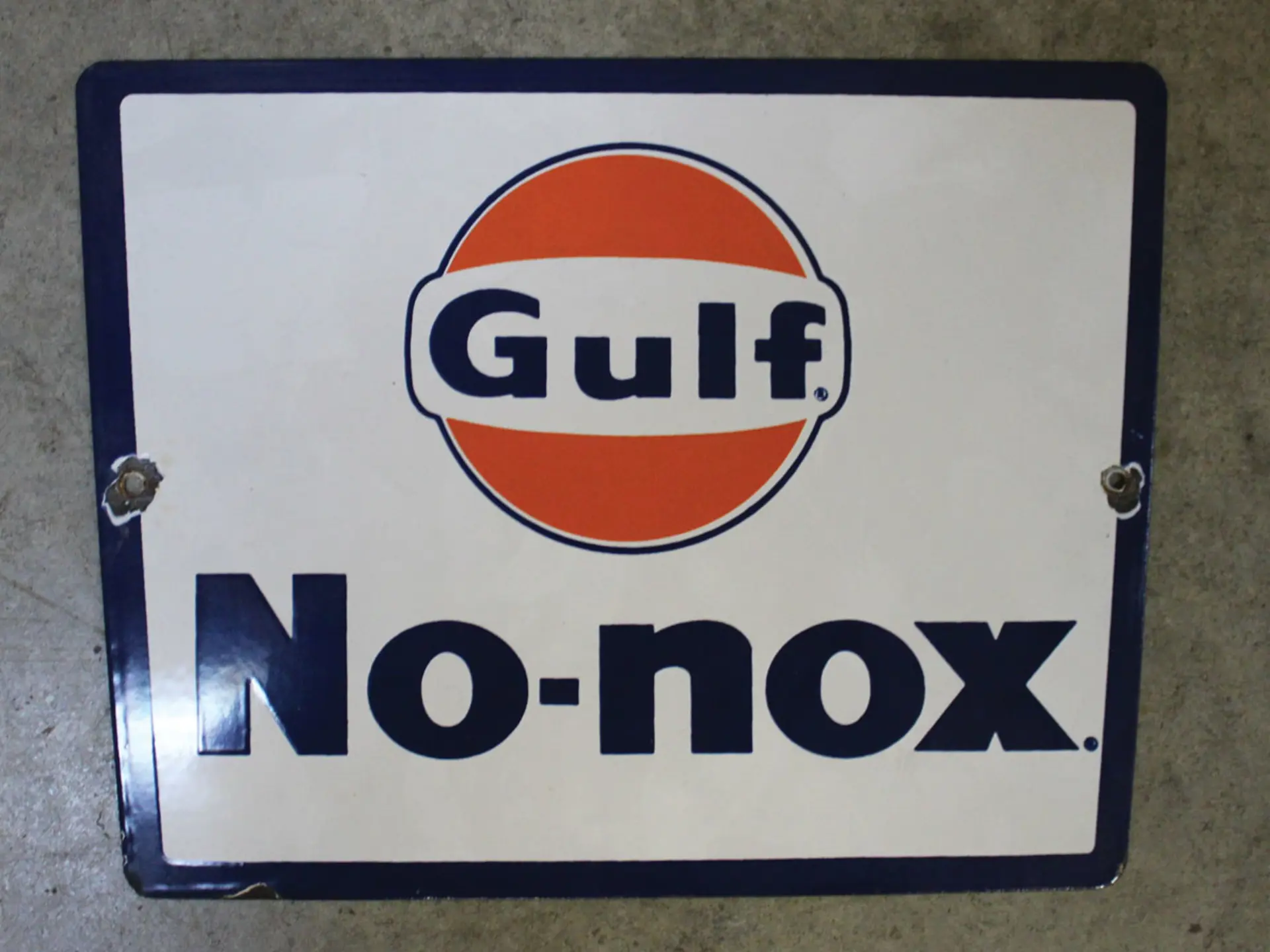 Gulf NO-NOX Pump Plate | Auburn Fall 2018 | RM Sotheby's