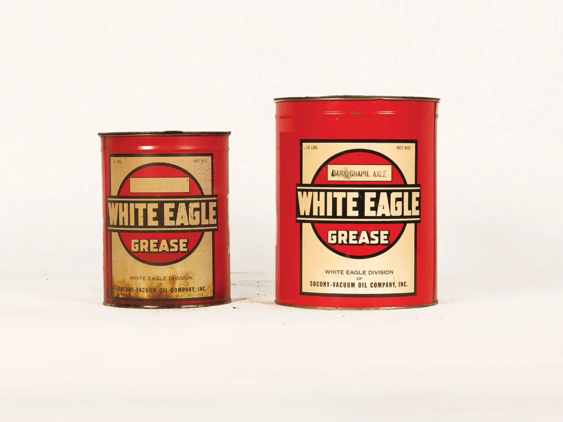 White Eagle Oil Company Grease Cans - One 10 Lbs., One 5 Lbs. | Auburn ...