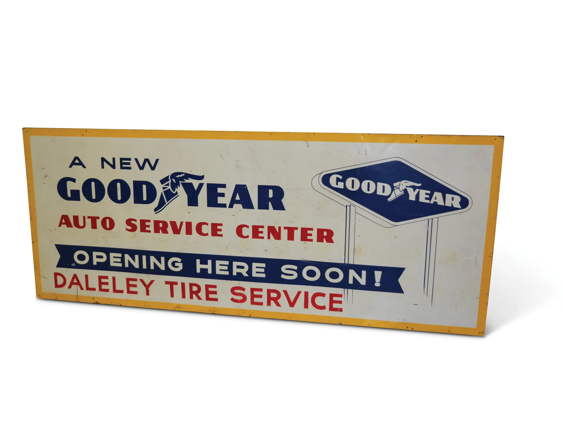 Large Goodyear Auto Service Center Metal Sign | Auburn Fall 2019 | RM ...