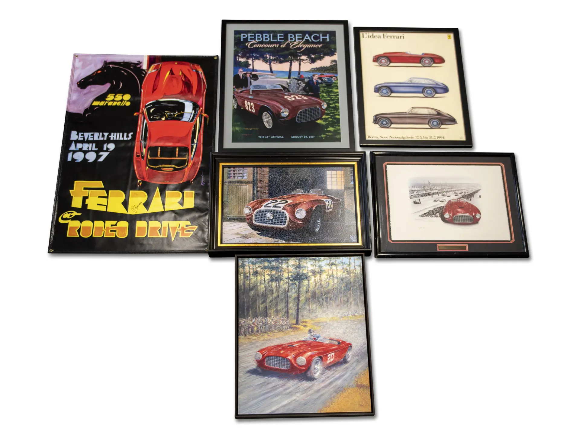 Ferrari Artwork | Gene Ponder Collection | RM Sotheby's