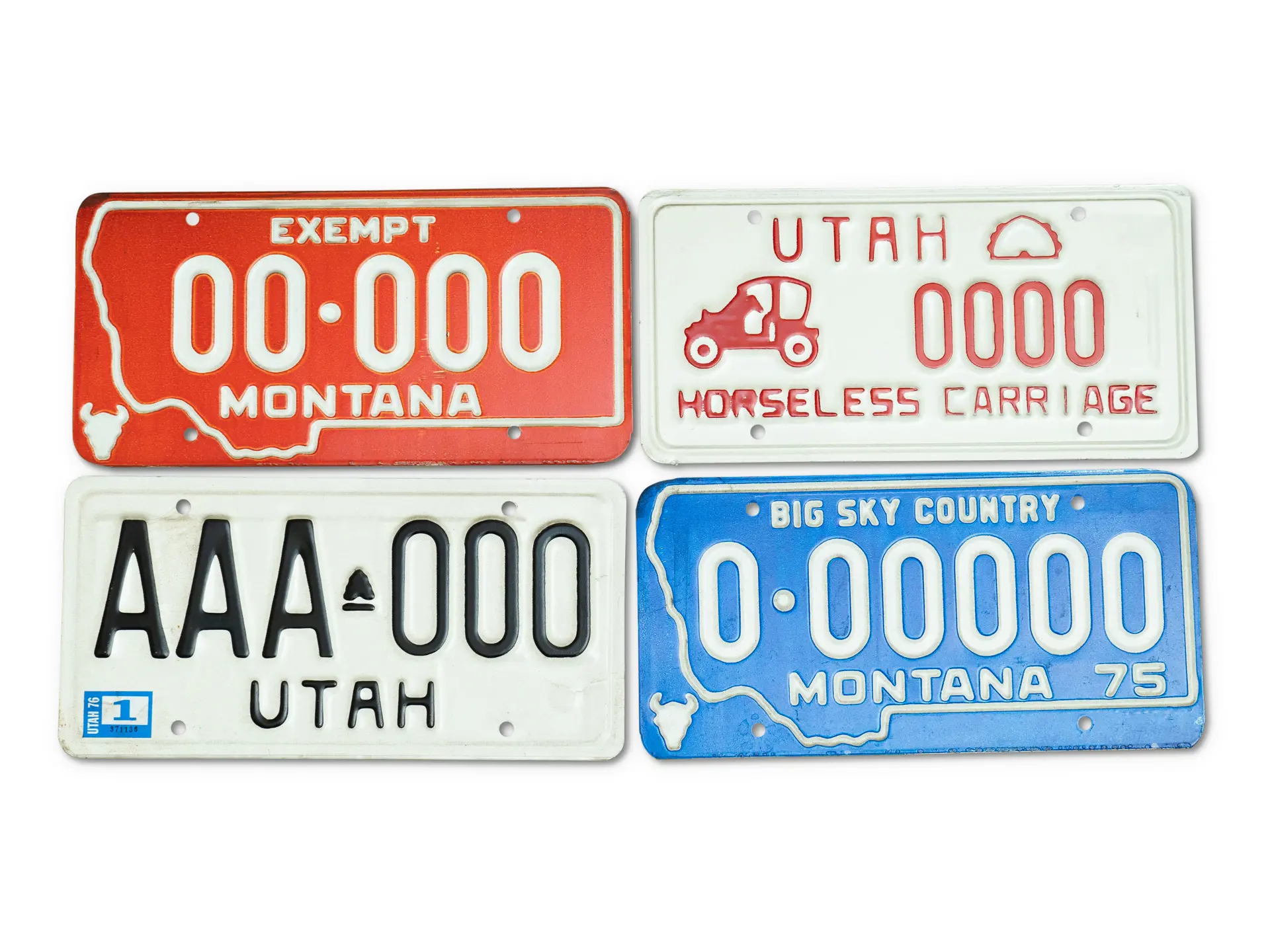 Four Specialty License Plates | THE MITOSINKA COLLECTION | RM Sotheby's