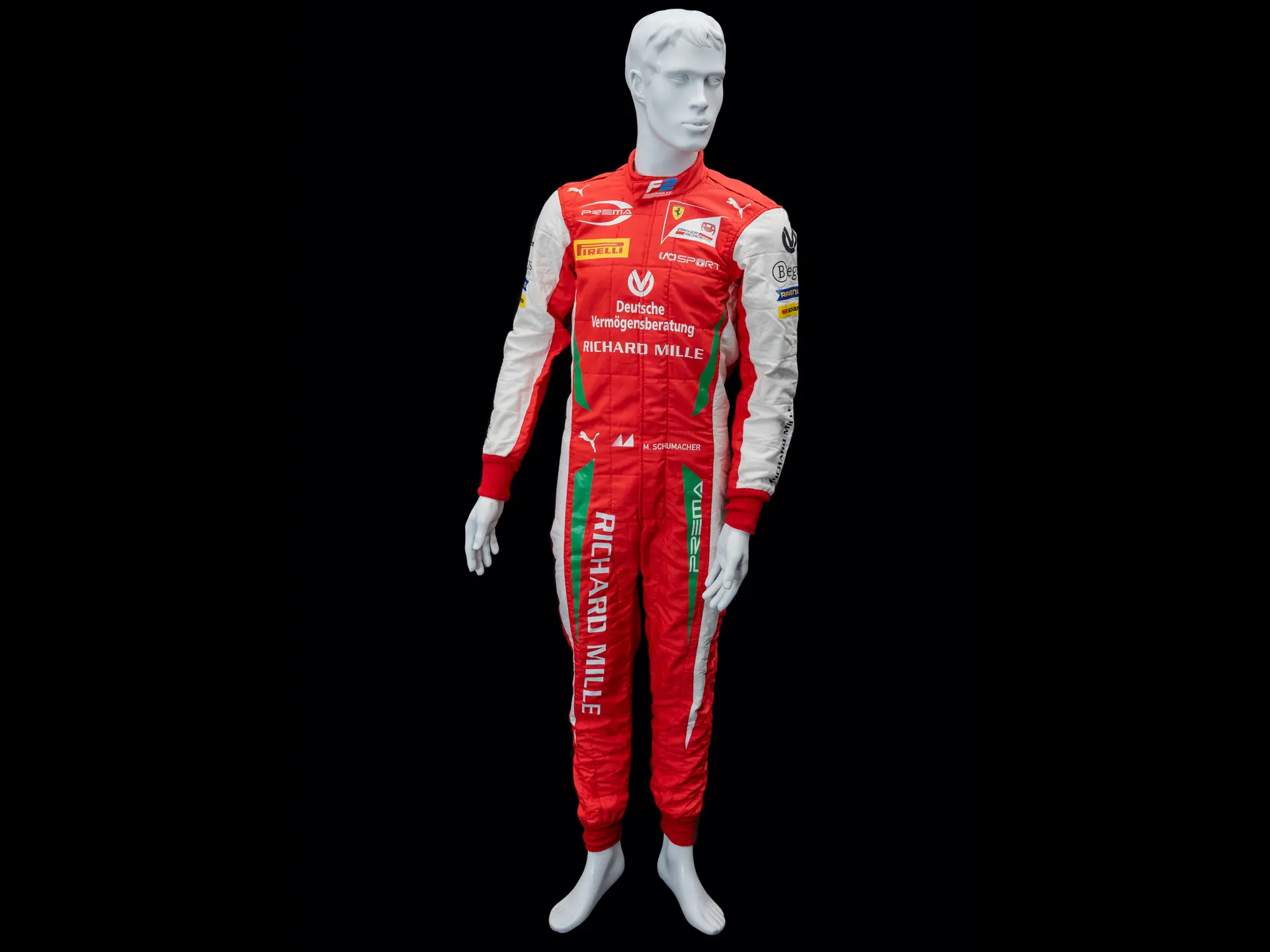 2019 Mick Schumacher Scuderia Ferrari Formula 2 Puma Racing Suit | Full ...
