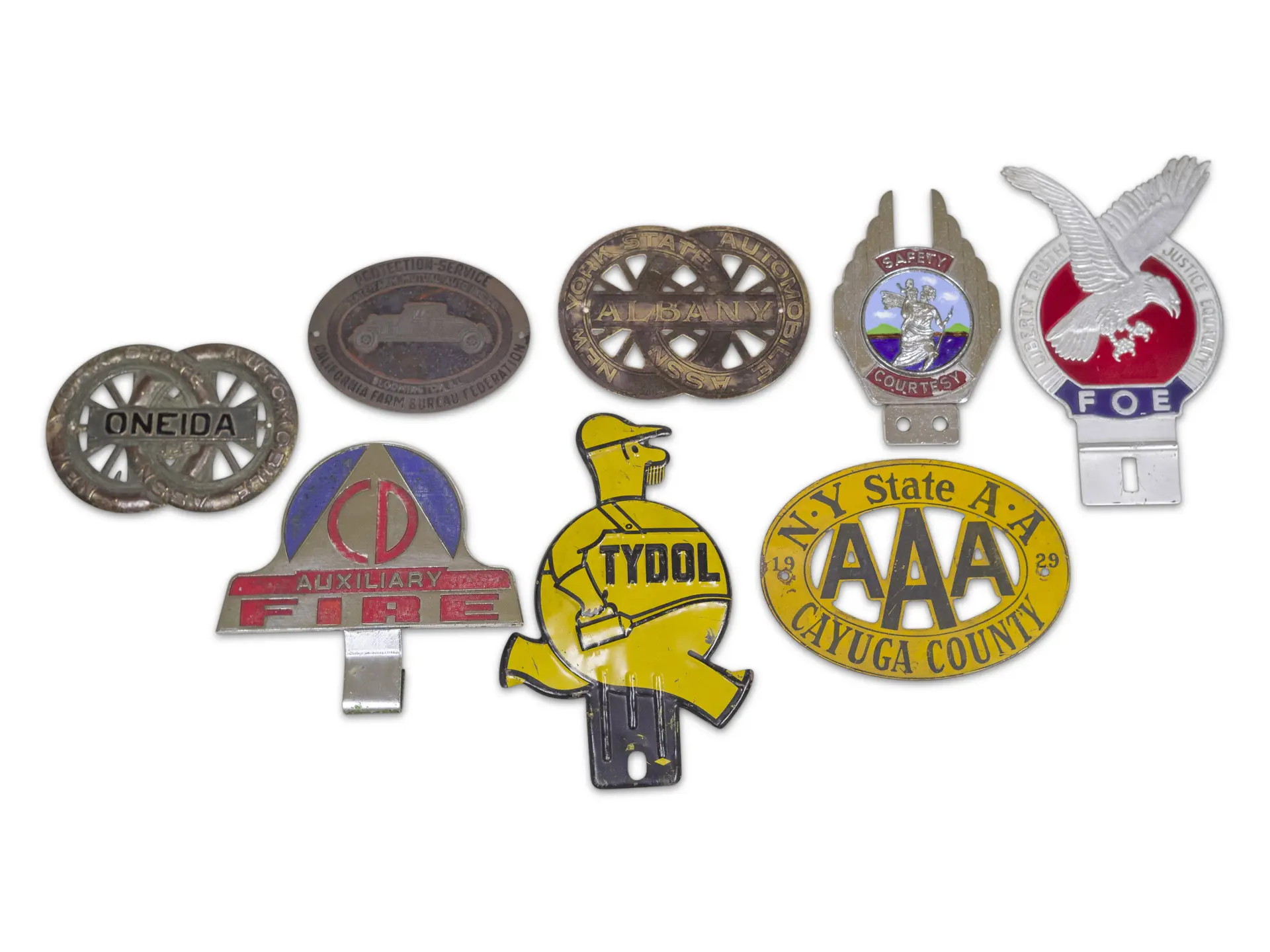 Assortment of License Plate Toppers and Badges | THE MITOSINKA ...